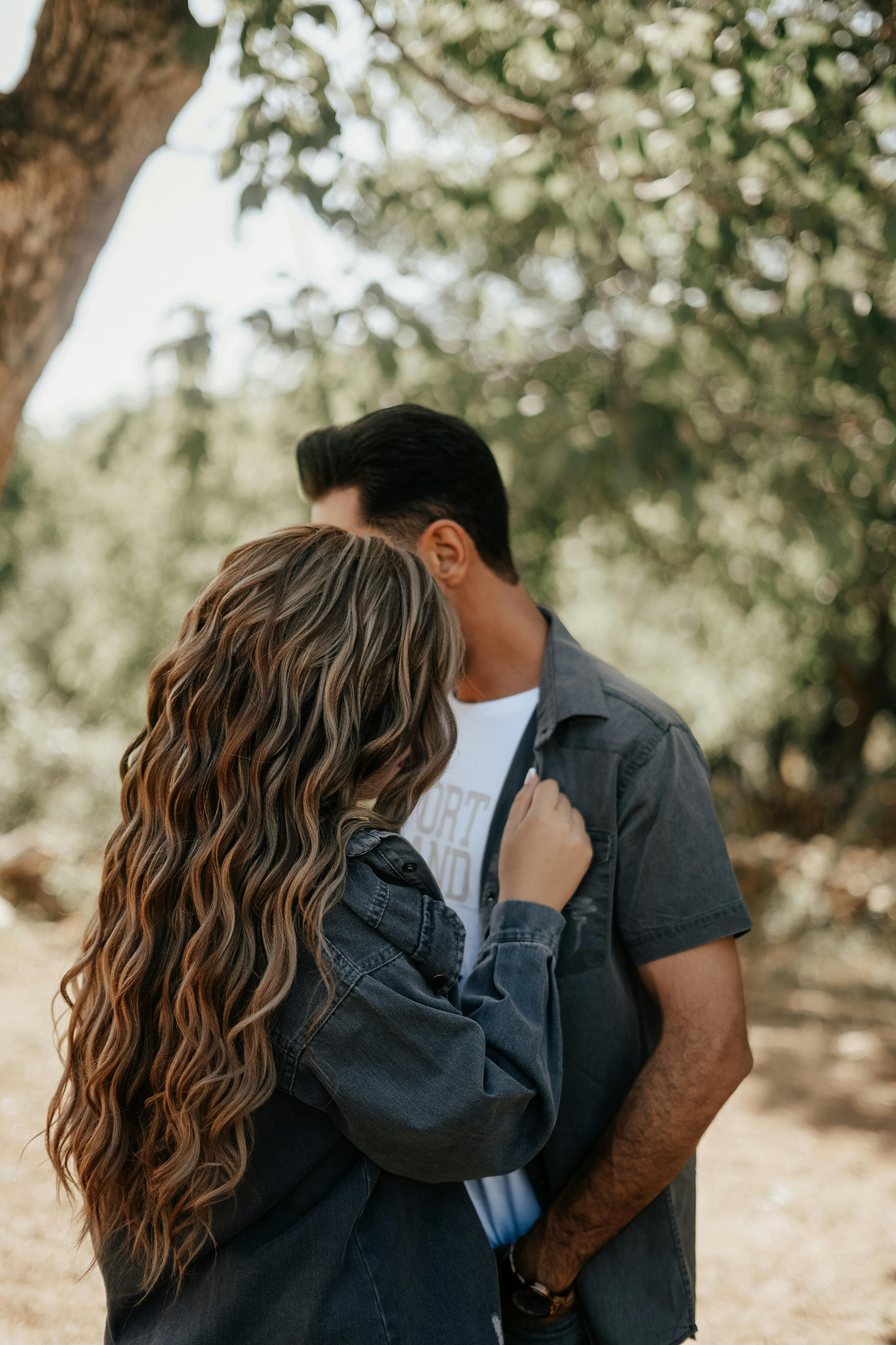 Portrait of Hugging Couple · Free Stock Photo