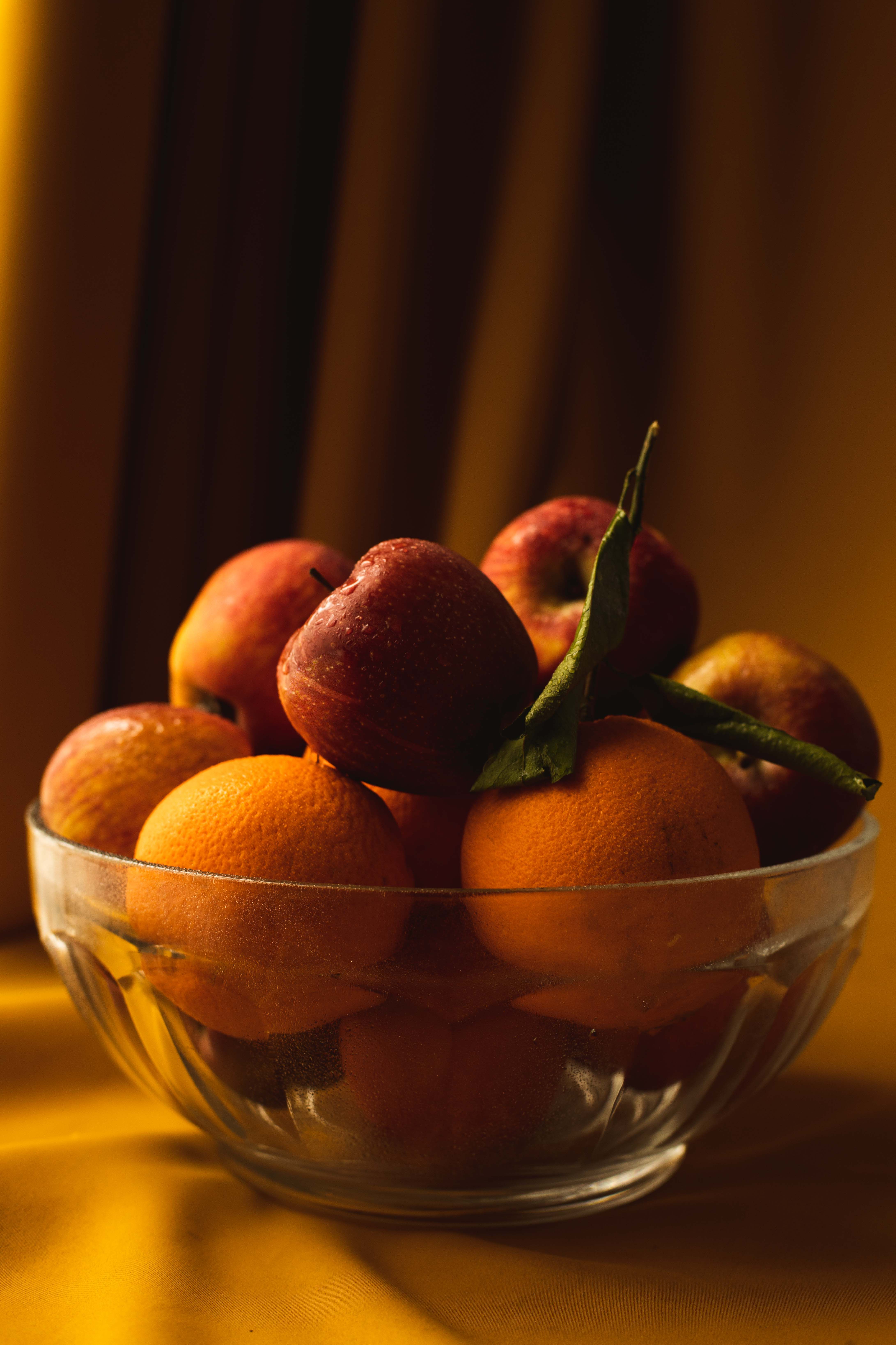 Fruits in Glass Bowl · Free Stock Photo