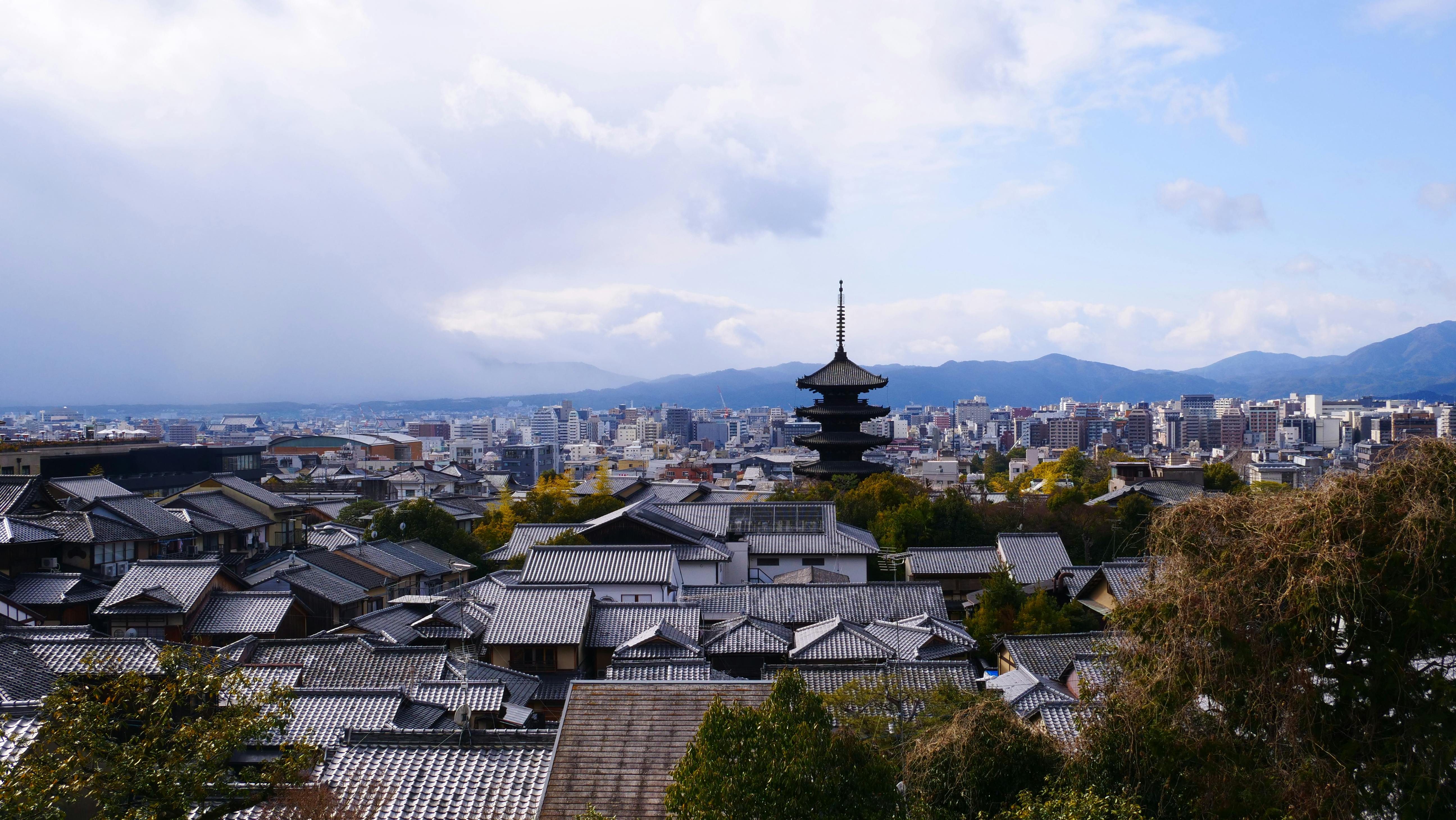 Traditional Asian Buildings Rooftops · Free Stock Photo
