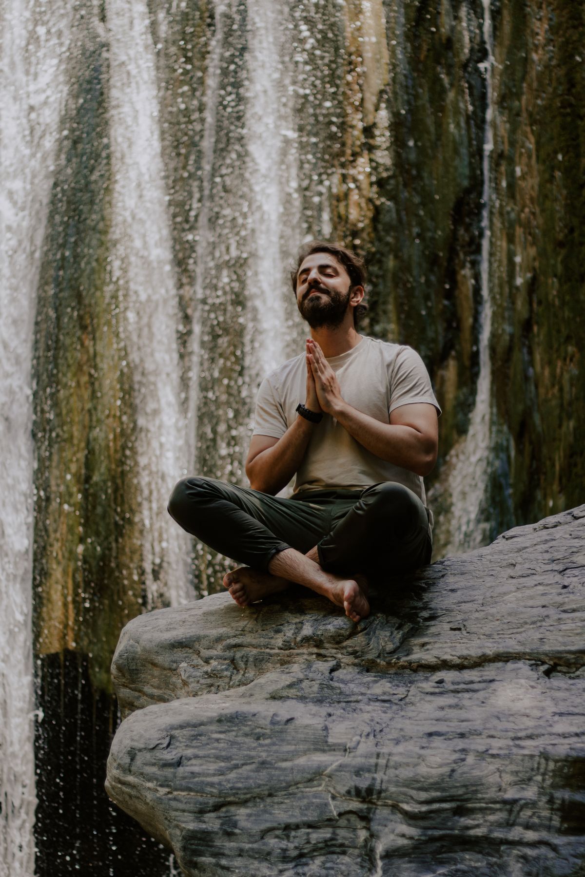 Meditation In The Waterfall Photos, Download The BEST Free Meditation ...