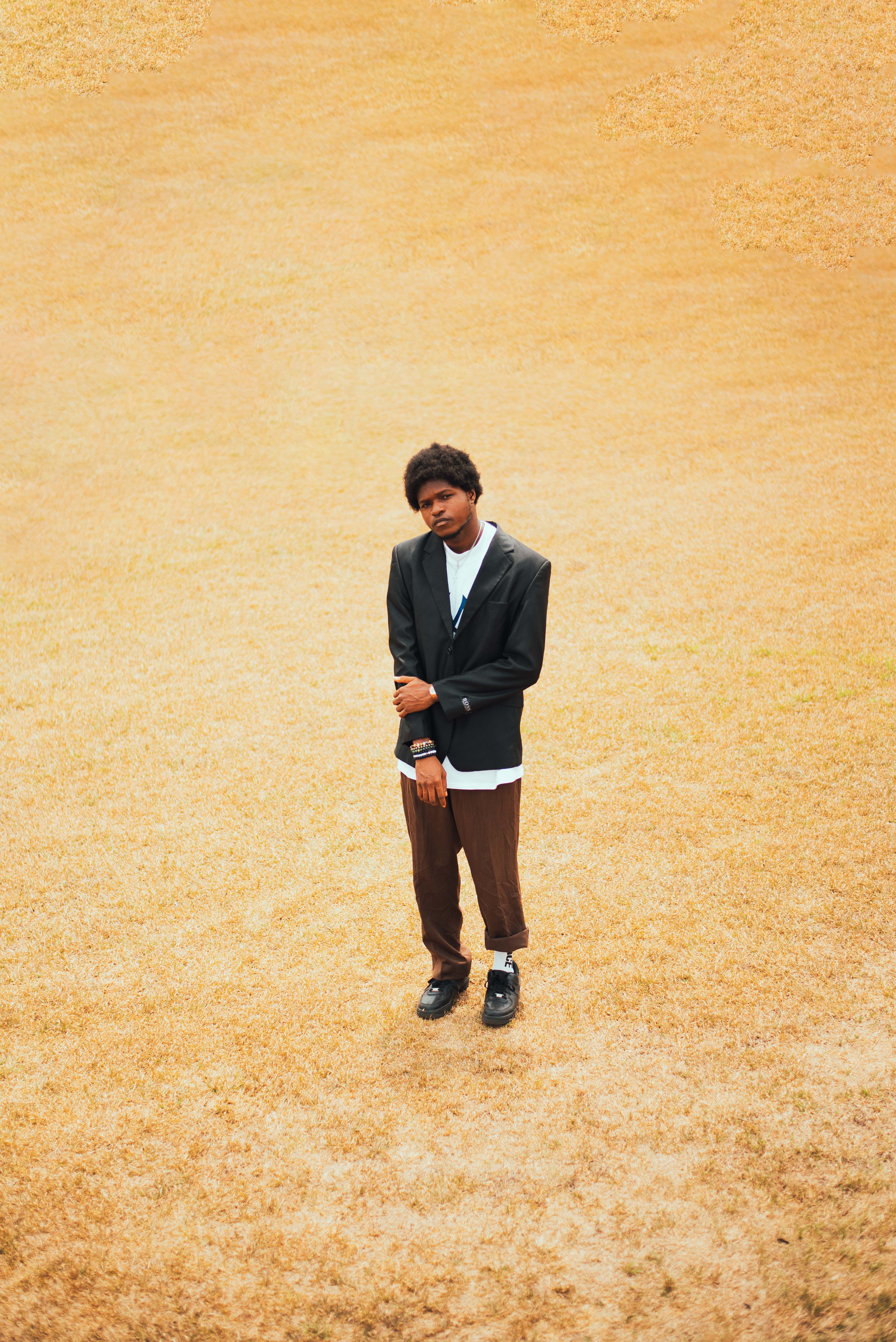 High Angle Shot of a Man · Free Stock Photo
