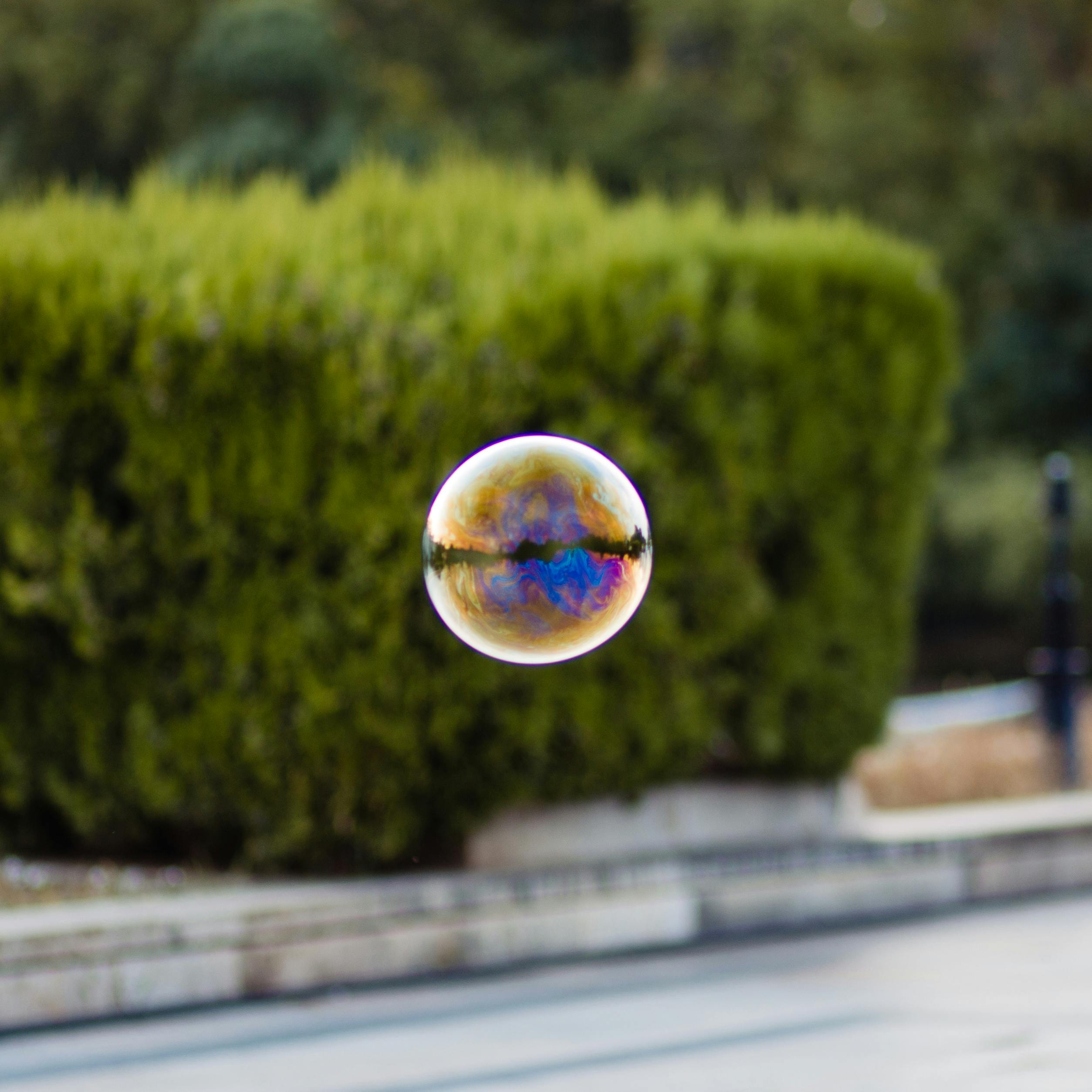 Colored Flying Bubble · Free Stock Photo