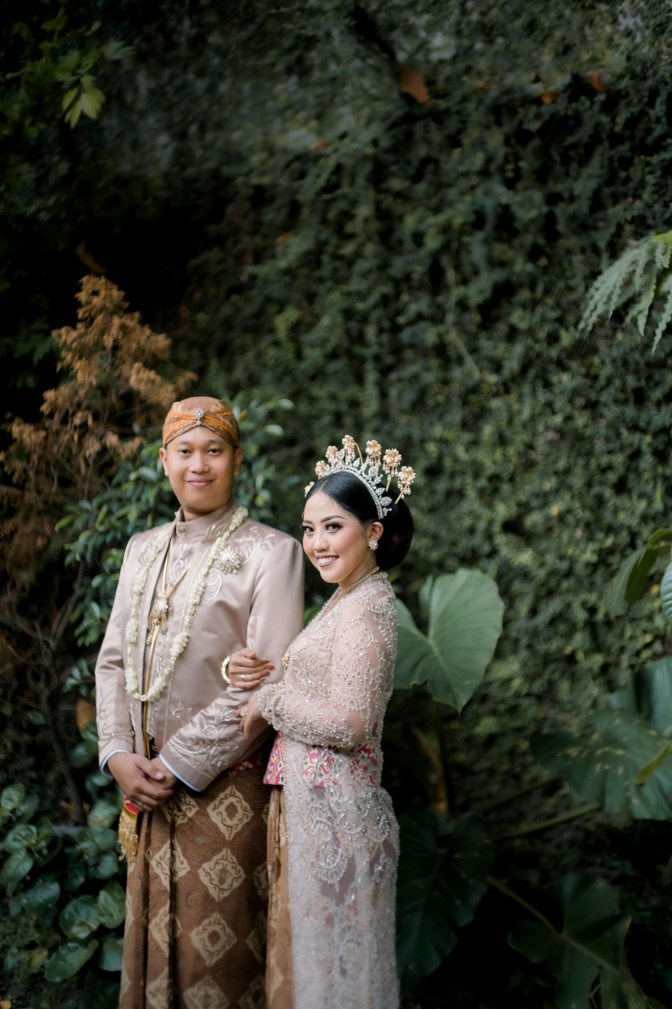 Woman and Man in Traditional Clothing · Free Stock Photo