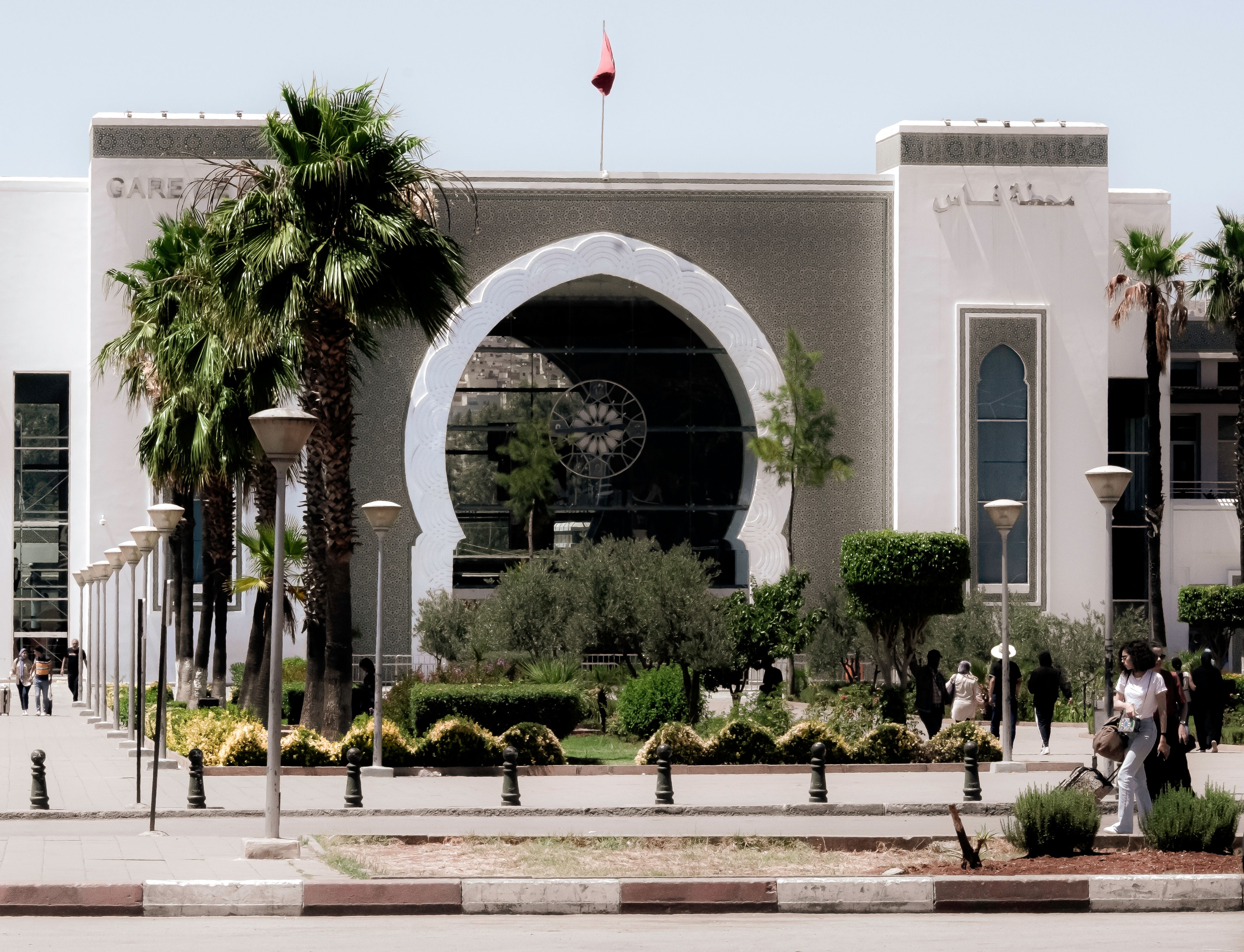 Ornamented Entrance to Train Station in Fes · Free Stock Photo