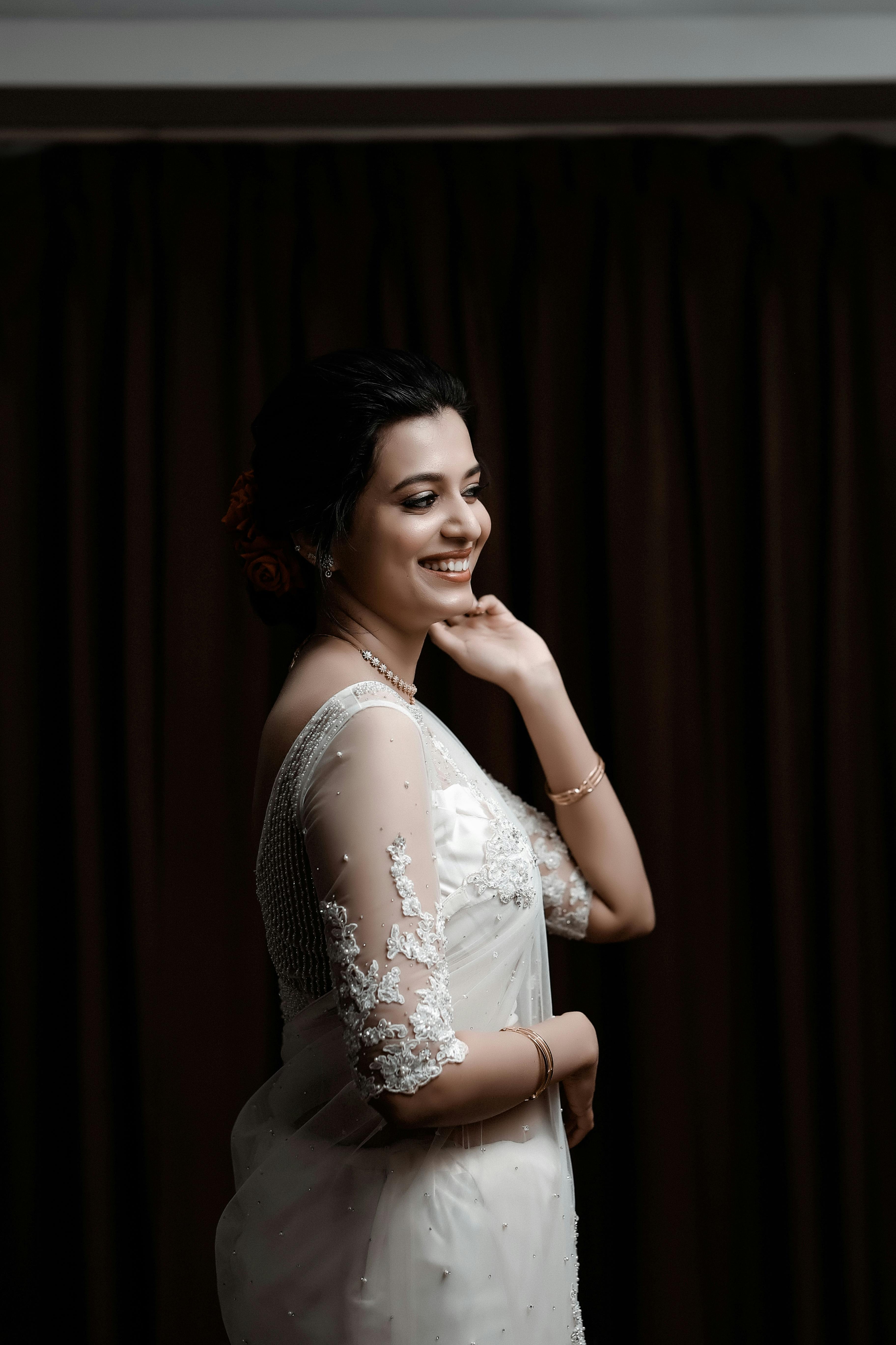 Cheerful Smiling Bride · Free Stock Photo