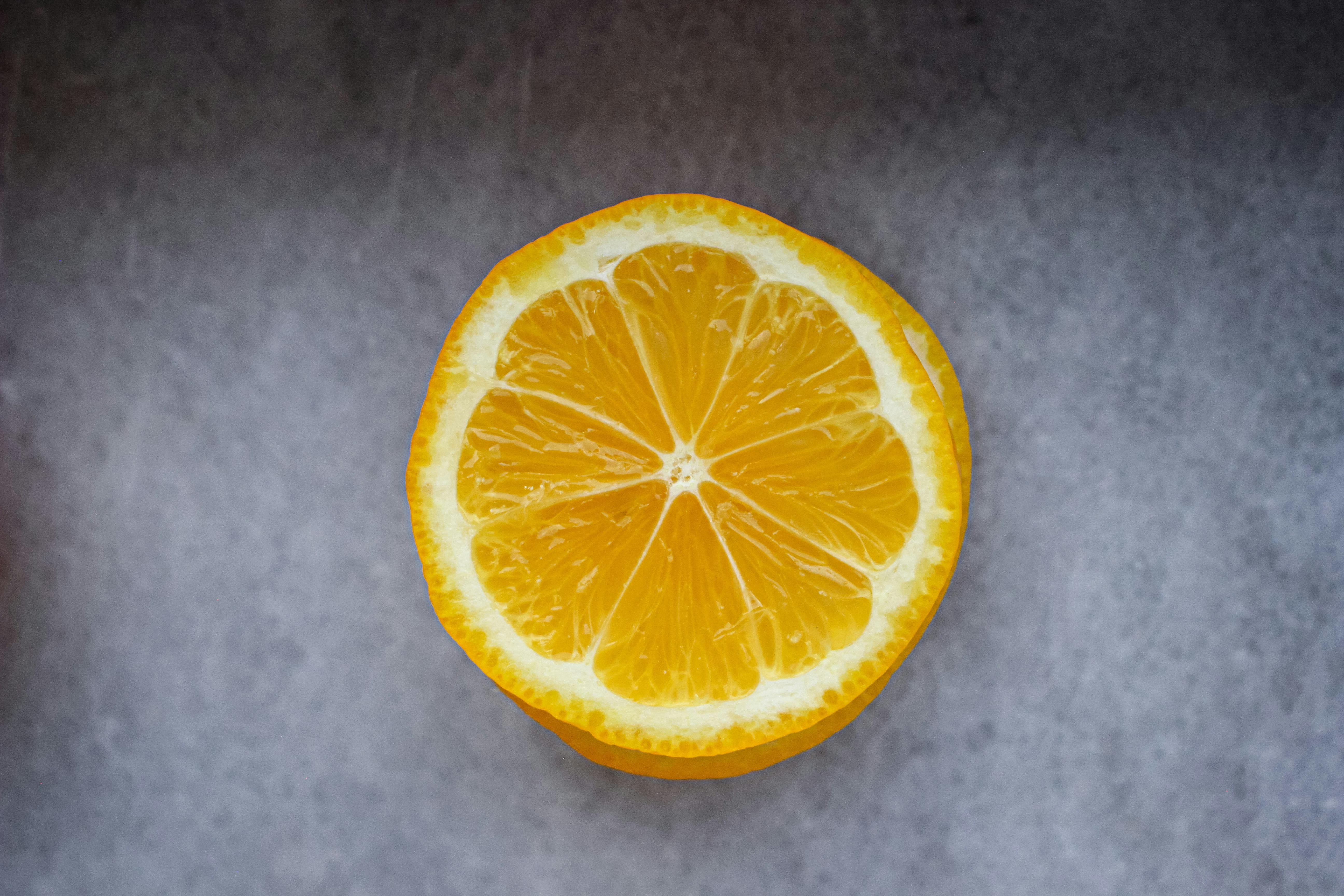 Close up of Lemon Slice · Free Stock Photo