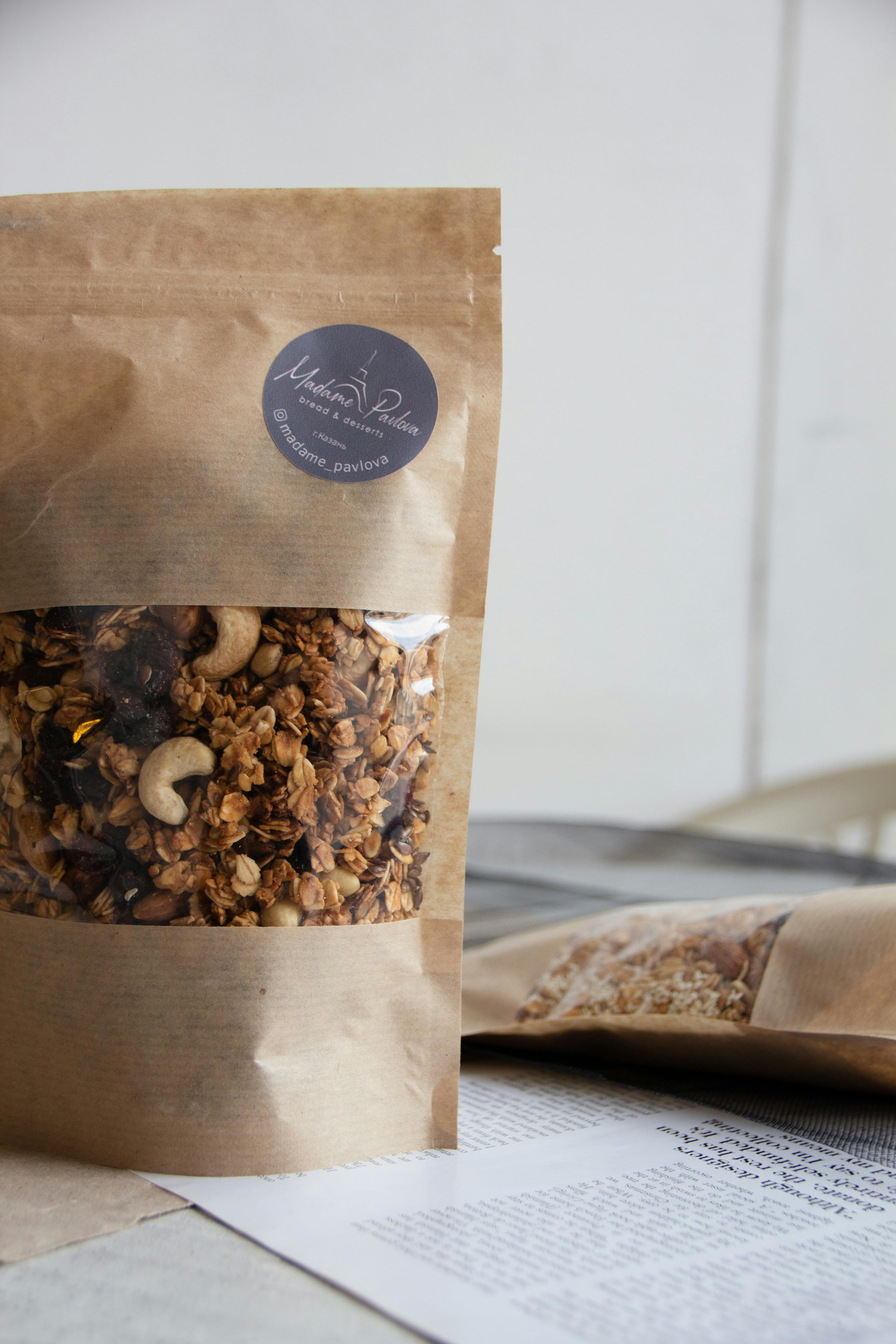 Paper Bag of Muesli · Free Stock Photo