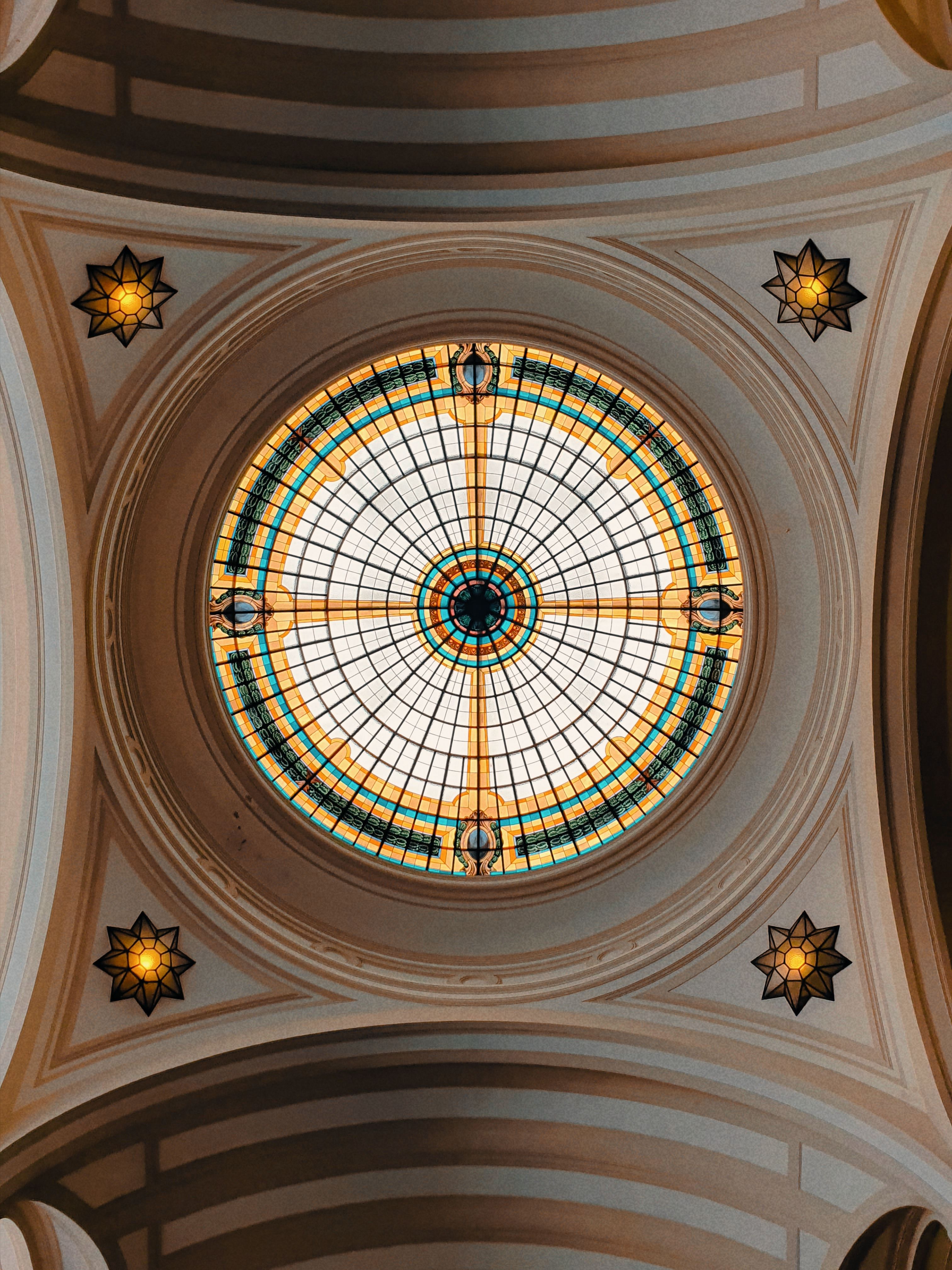 Geometric Decoration of Dome · Free Stock Photo