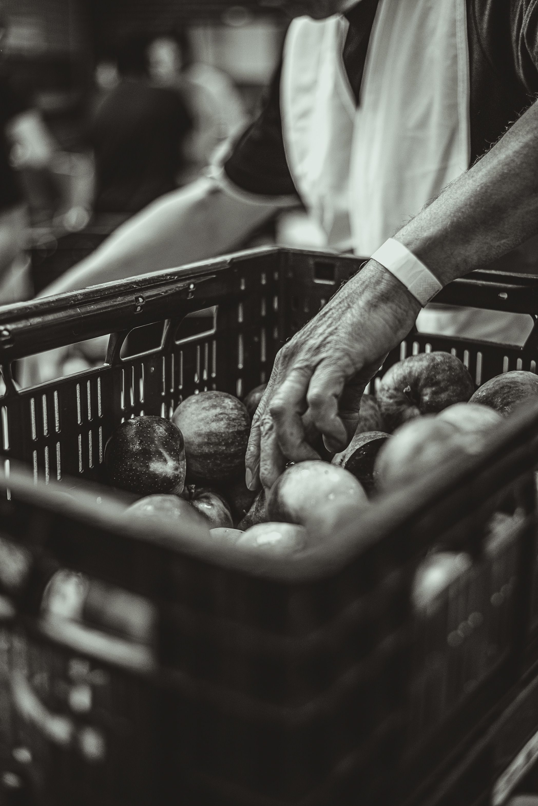 Person Grabbing Vegetable From Basket · Free Stock Photo