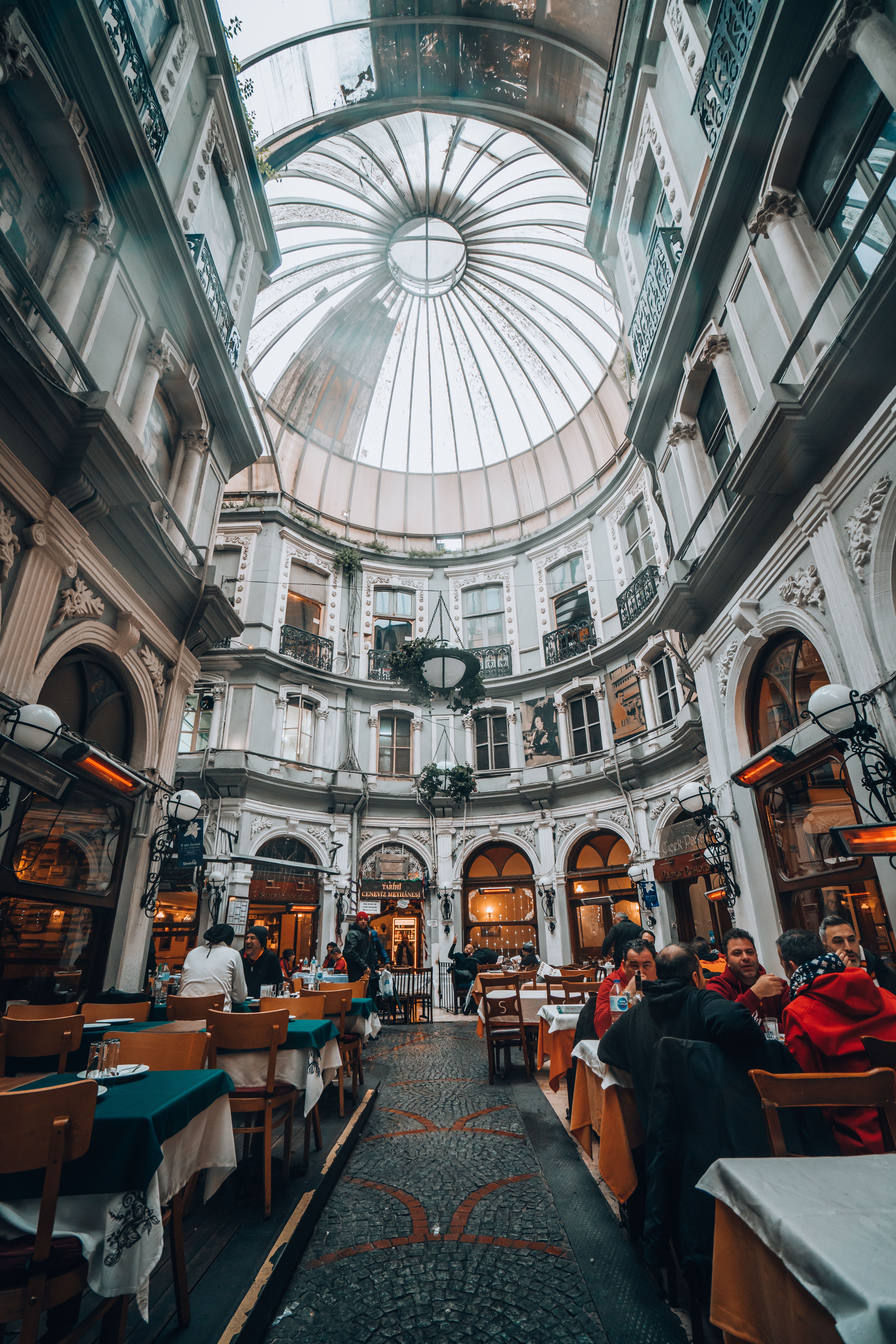 Interior of the Cicek Pasaji Passage in Istanbul, Turkey · Free Stock Photo