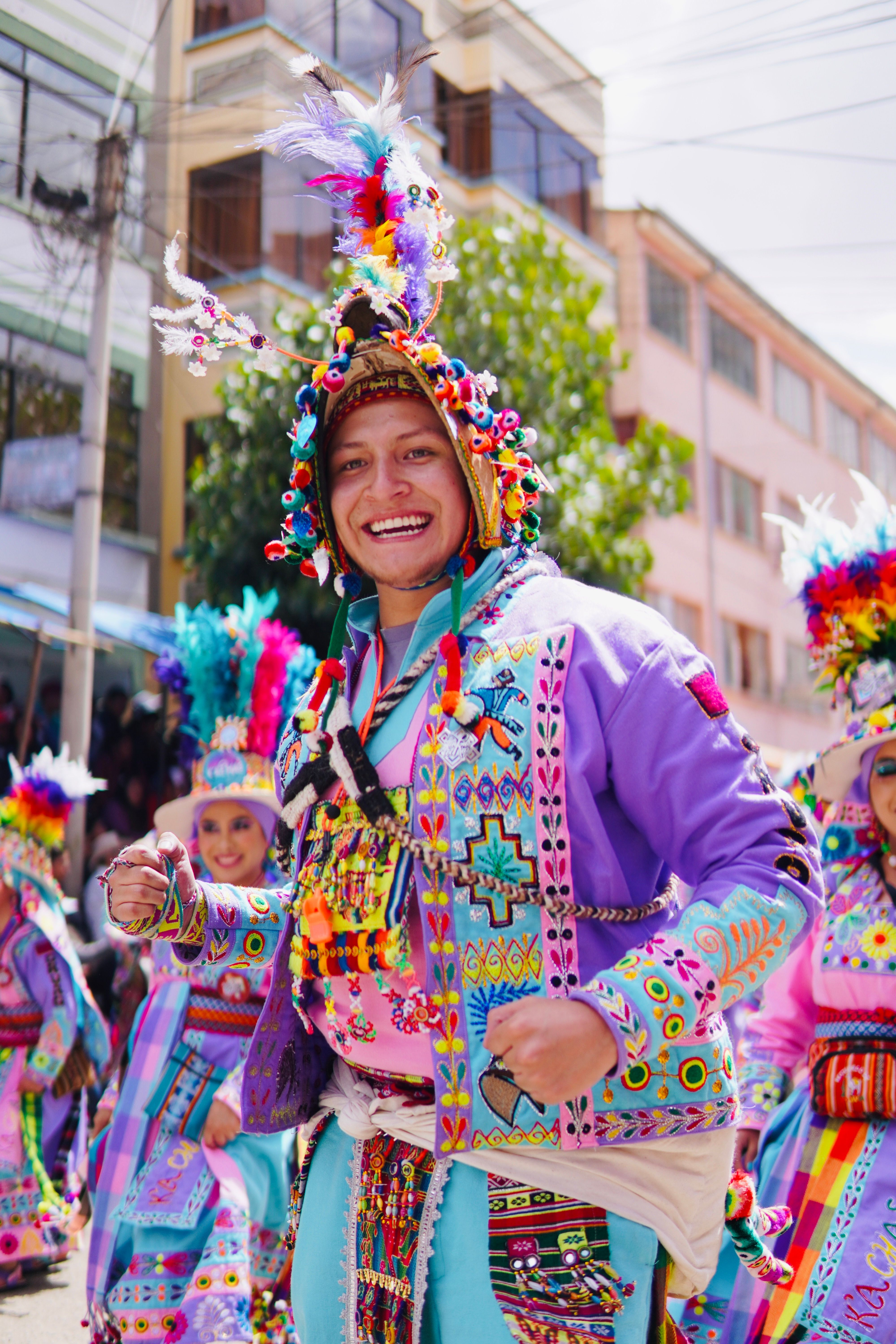 Female Dancer Wearing a Colorful Festival Costume · Free Stock Photo