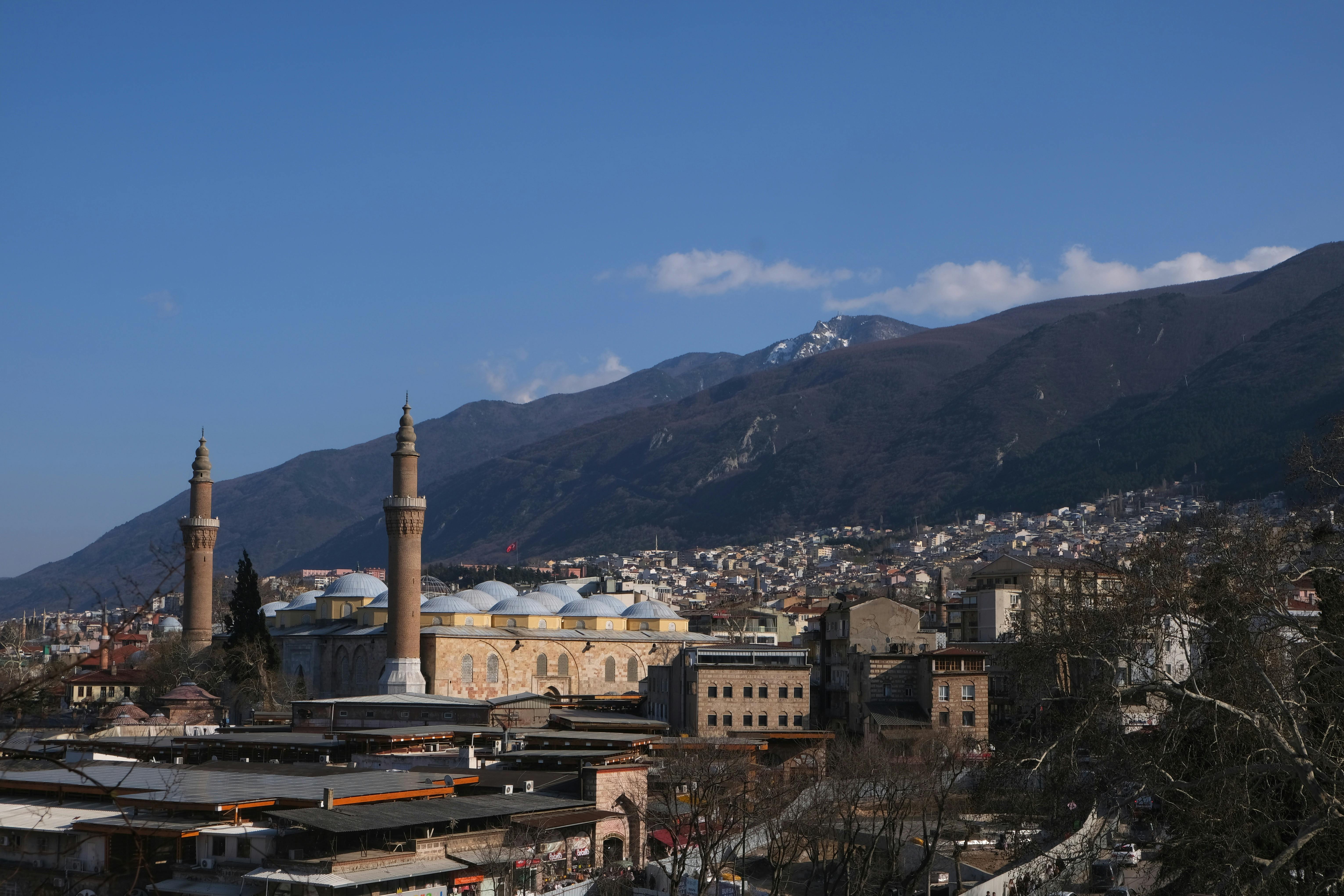 Mosque and Minarets in Bursa, Turkey · Free Stock Photo