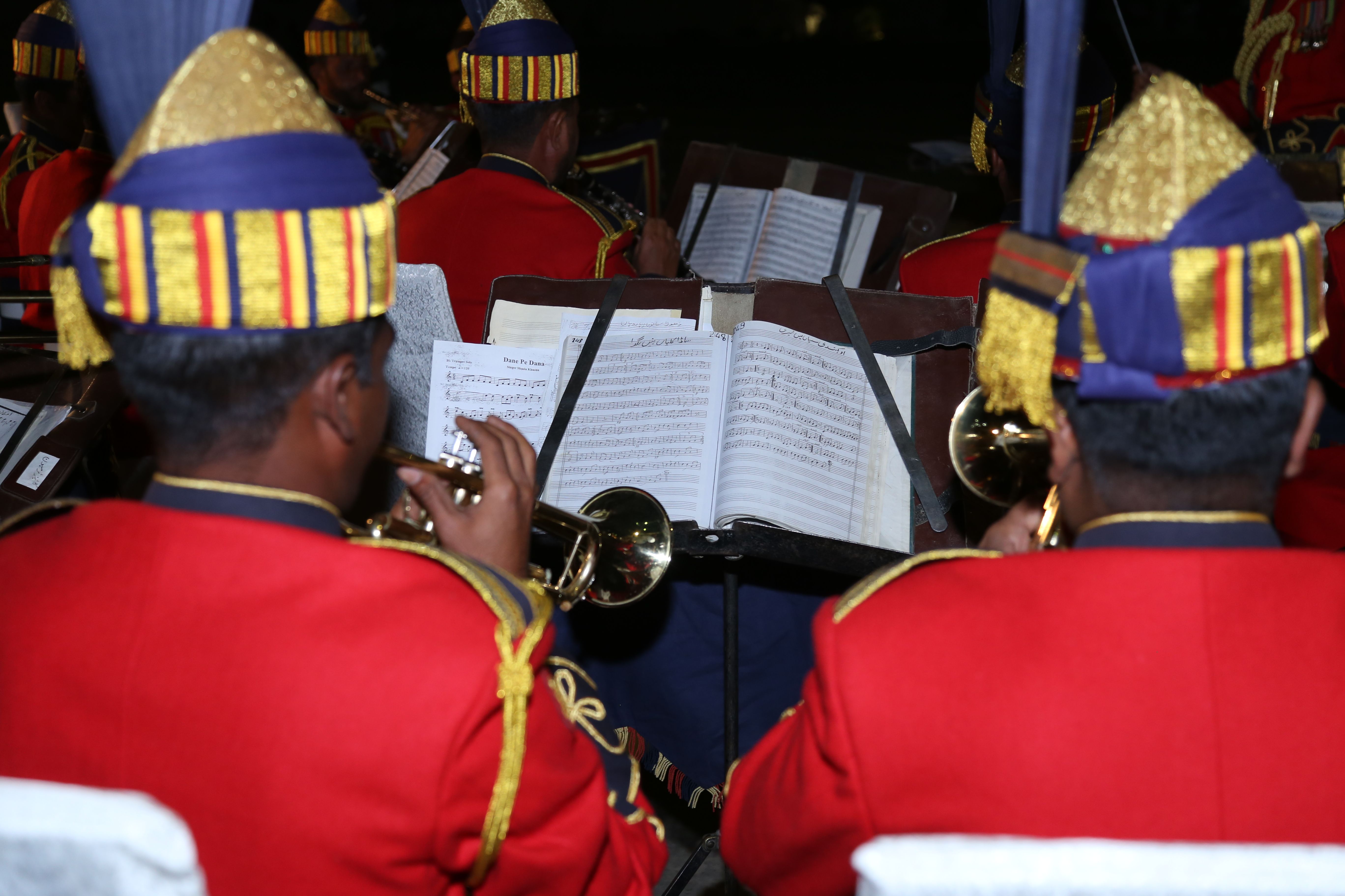 Royal Trumpeters Playing on Trumpets · Free Stock Photo