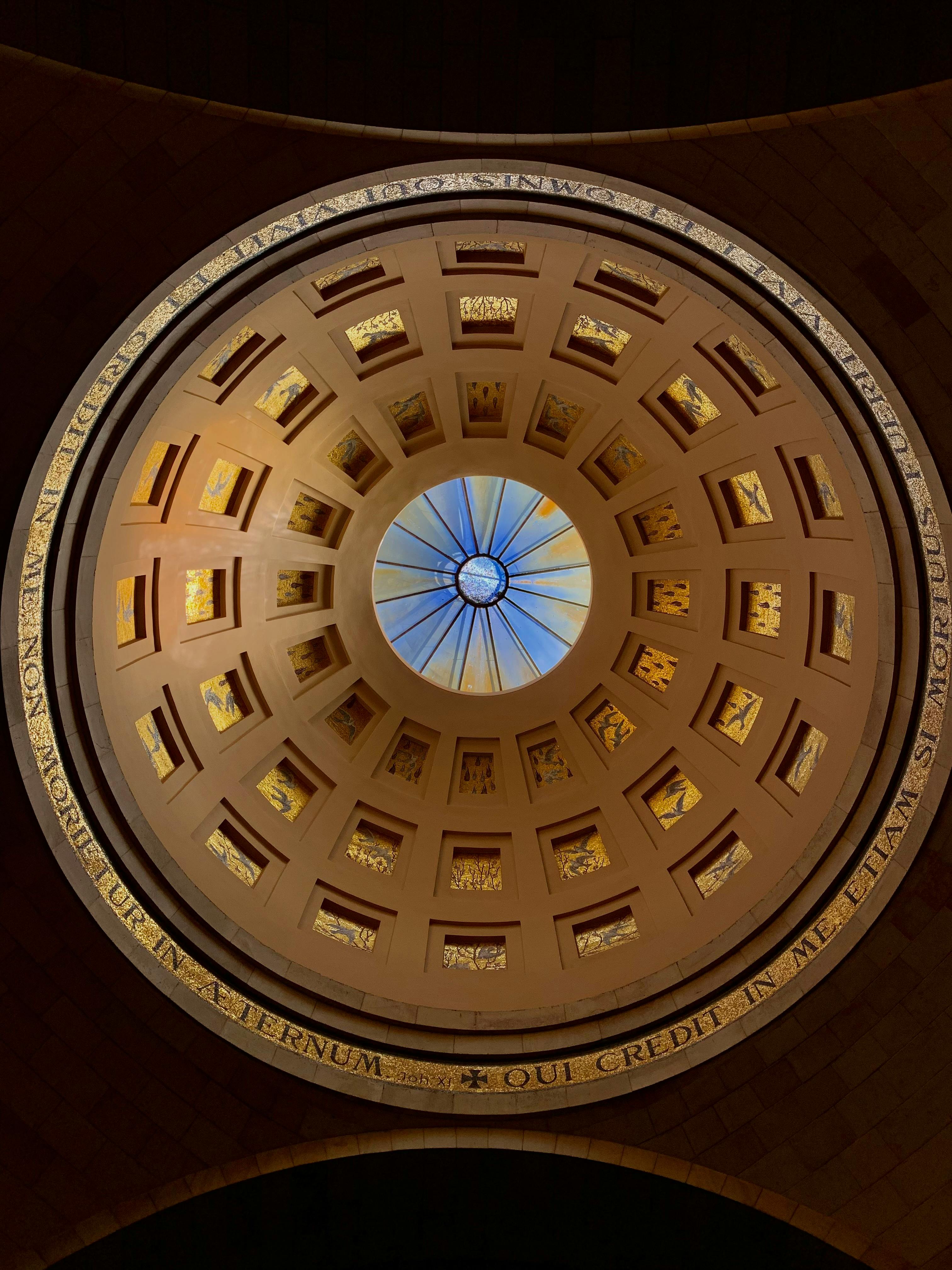 Cathedral Art Ceiling Decoration · Free Stock Photo