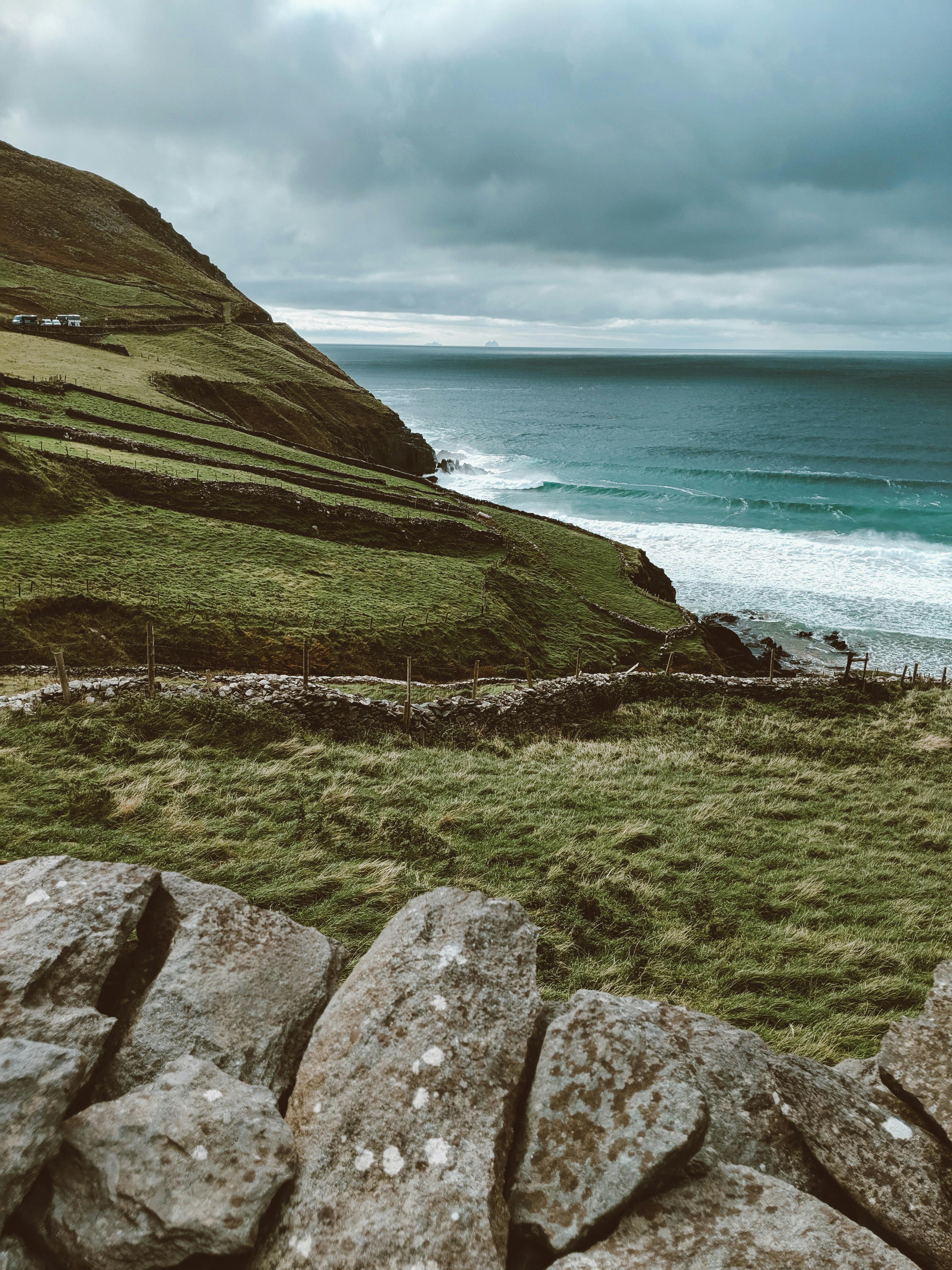 Overcast over Sea Shore · Free Stock Photo