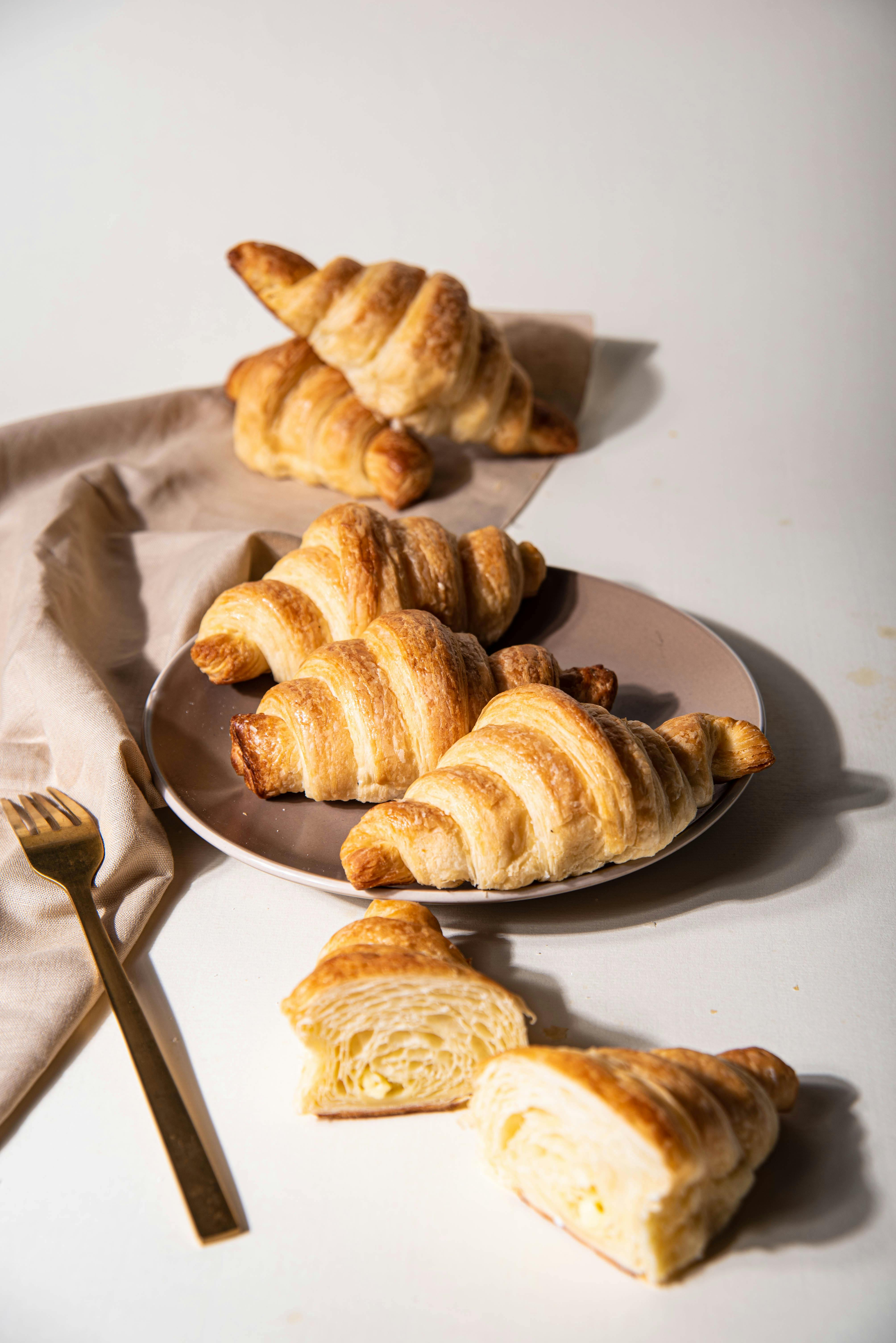 Croissants on Plate · Free Stock Photo