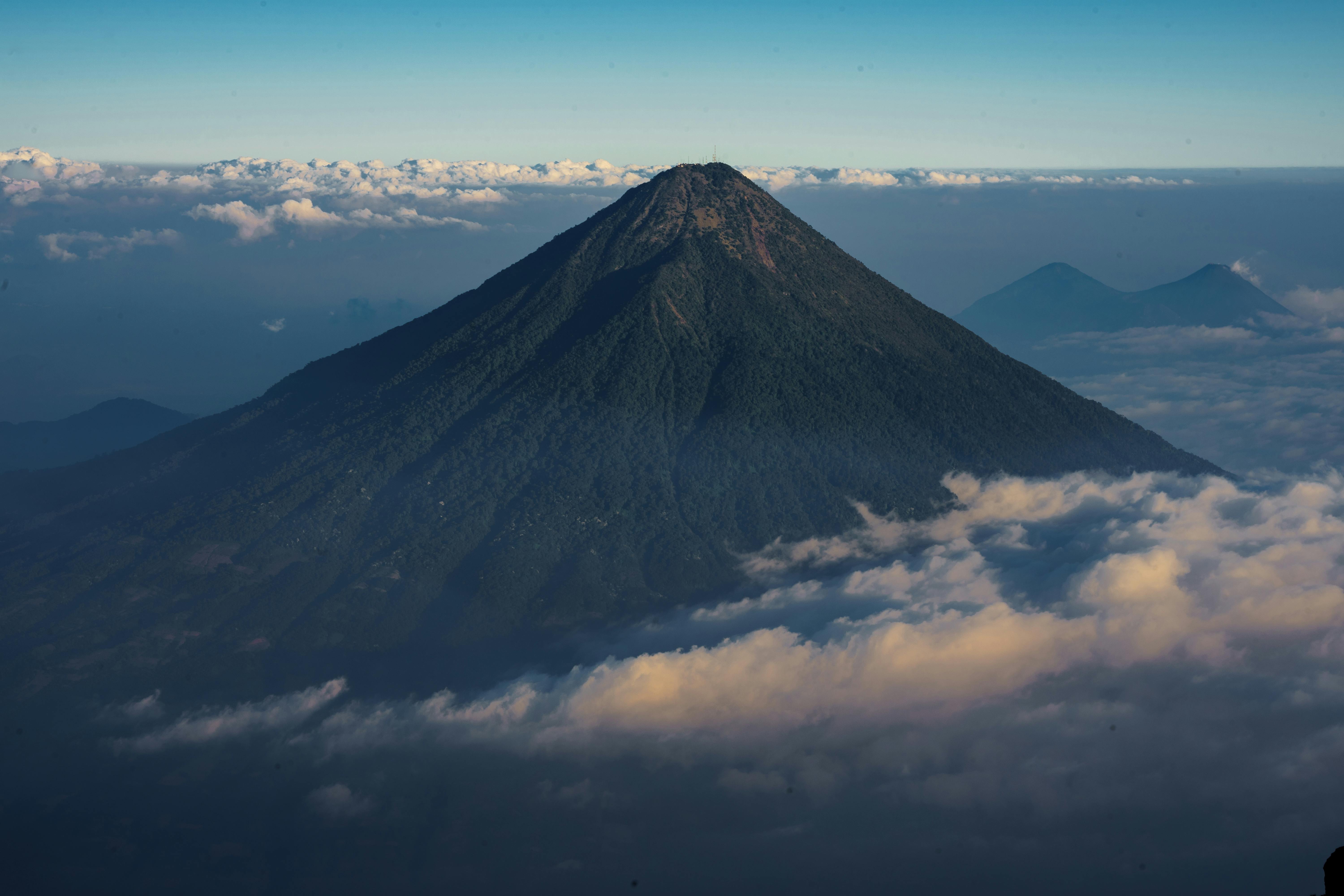 Aerial View of a Volcano · Free Stock Photo