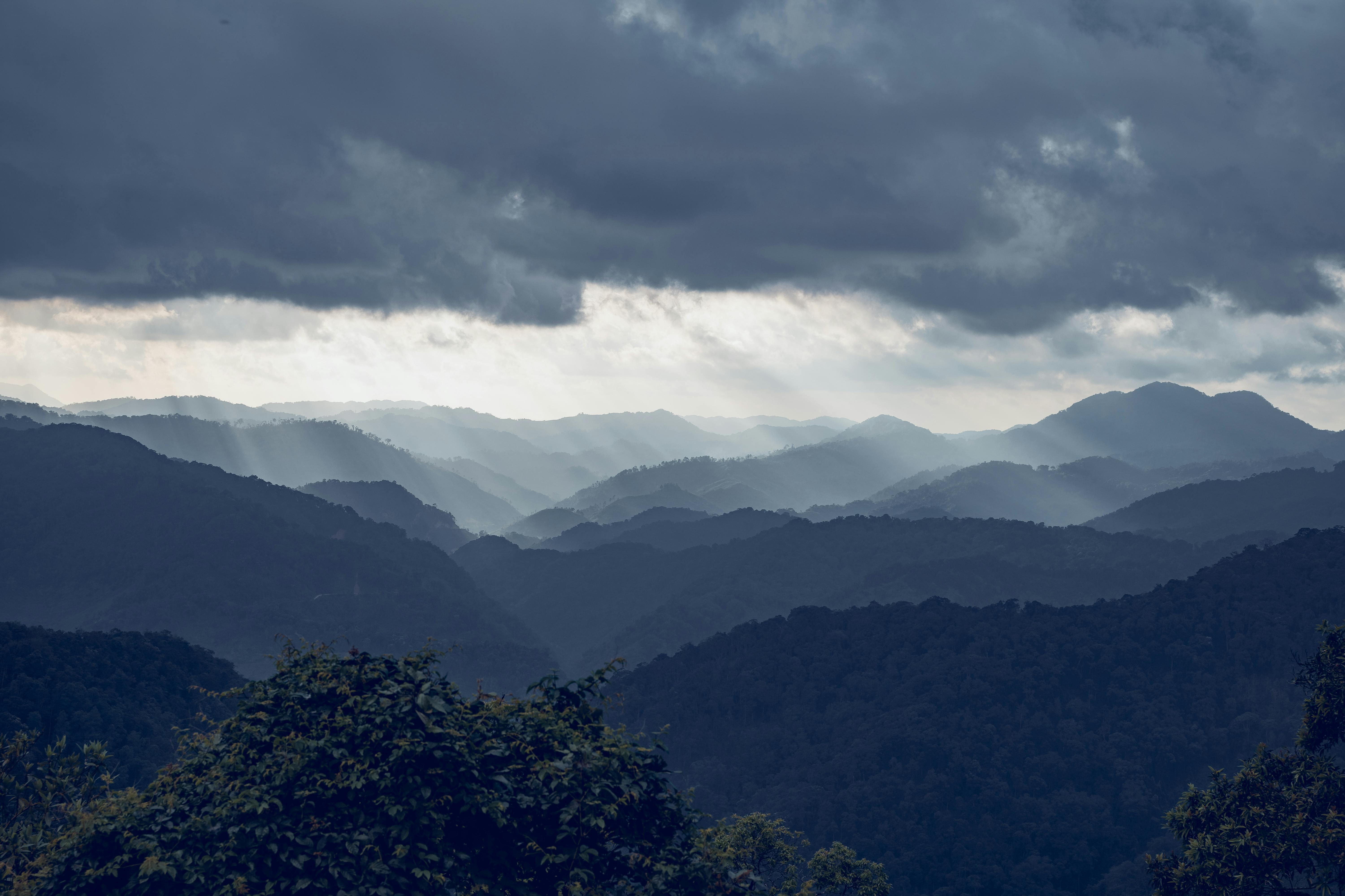 Landscape of Mountains Covered in Trees · Free Stock Photo