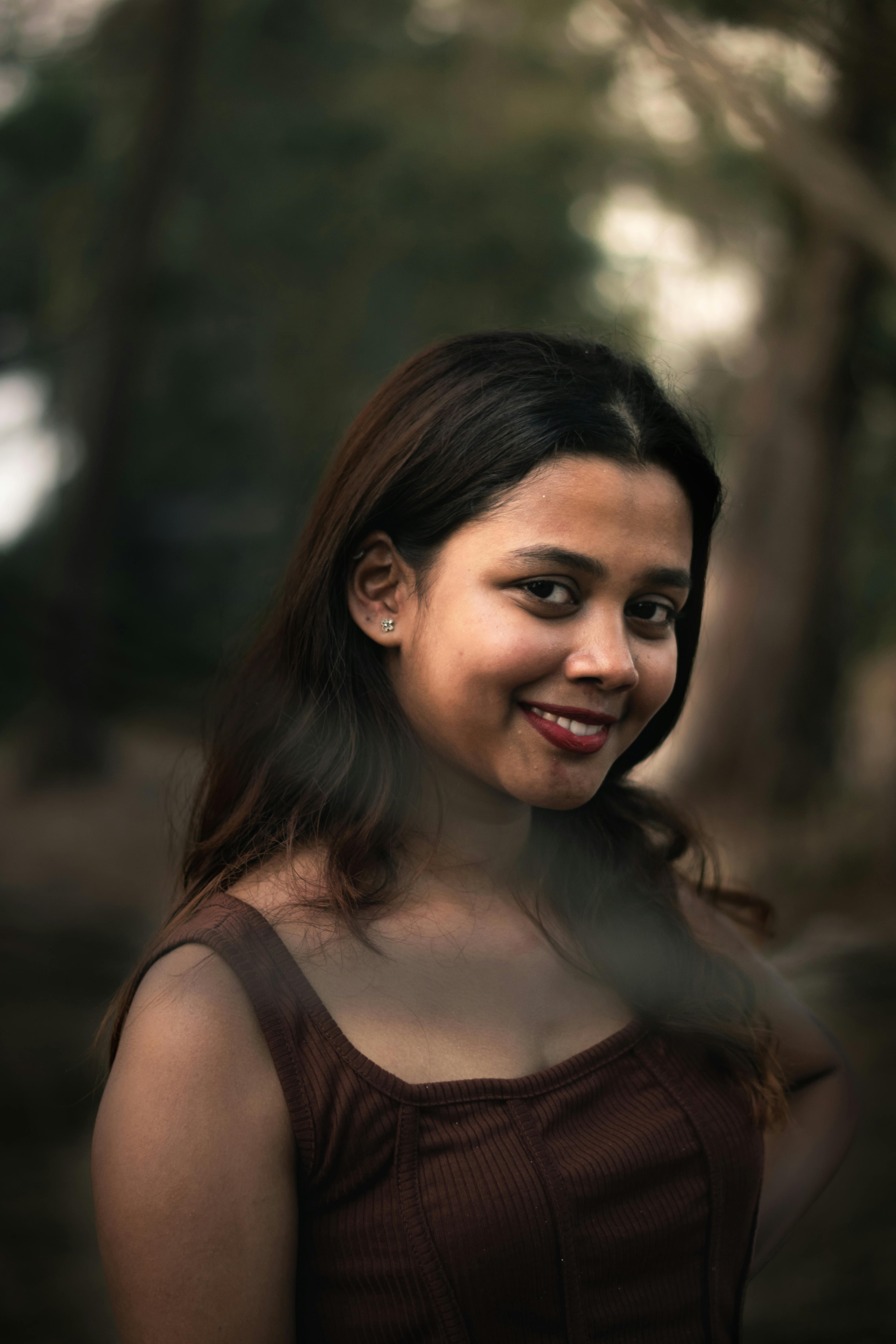 Portrait of Beautiful Young Woman · Free Stock Photo