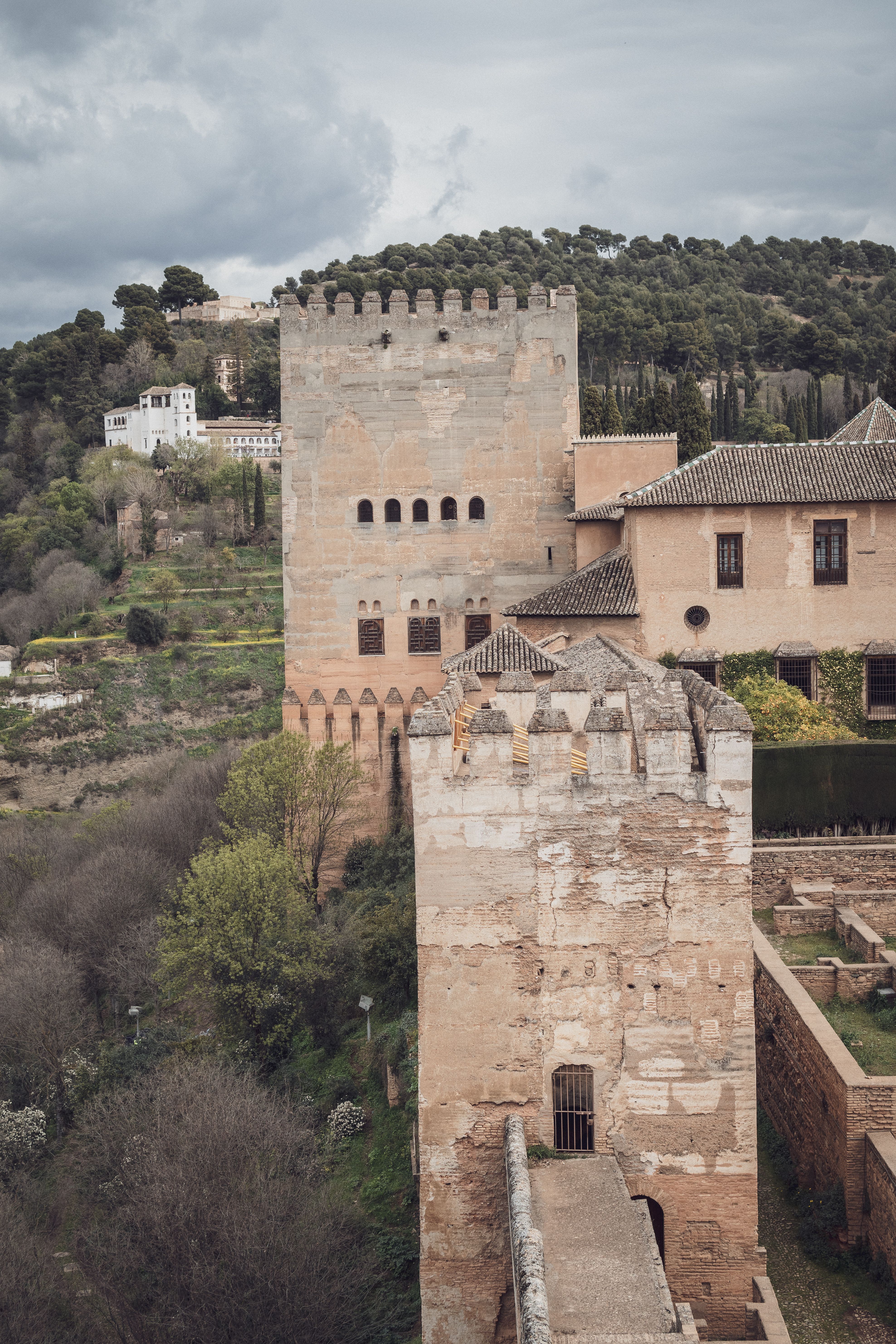 Landscape with a Fortress and Trees · Free Stock Photo