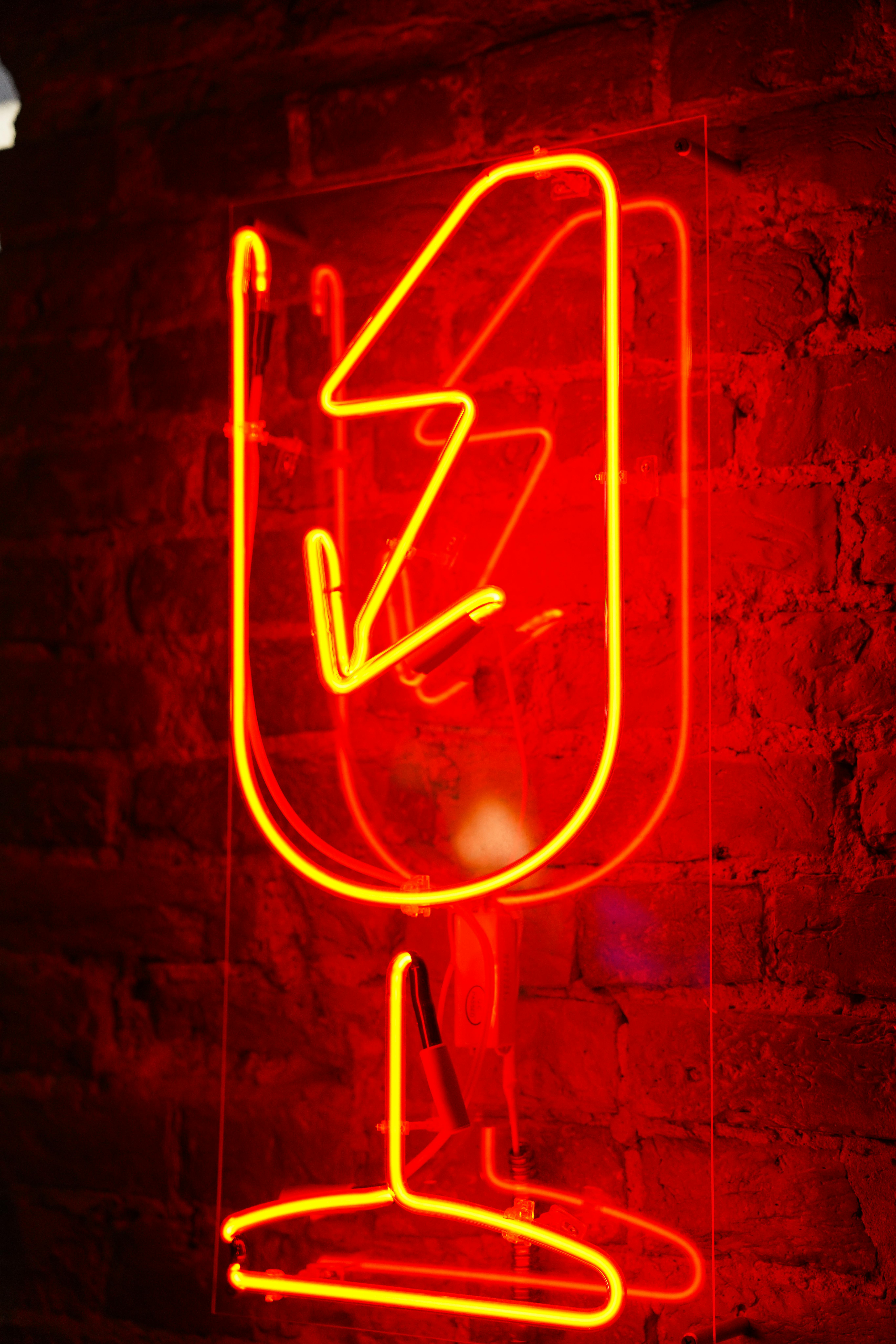 Red Neon Light Signage · Free Stock Photo