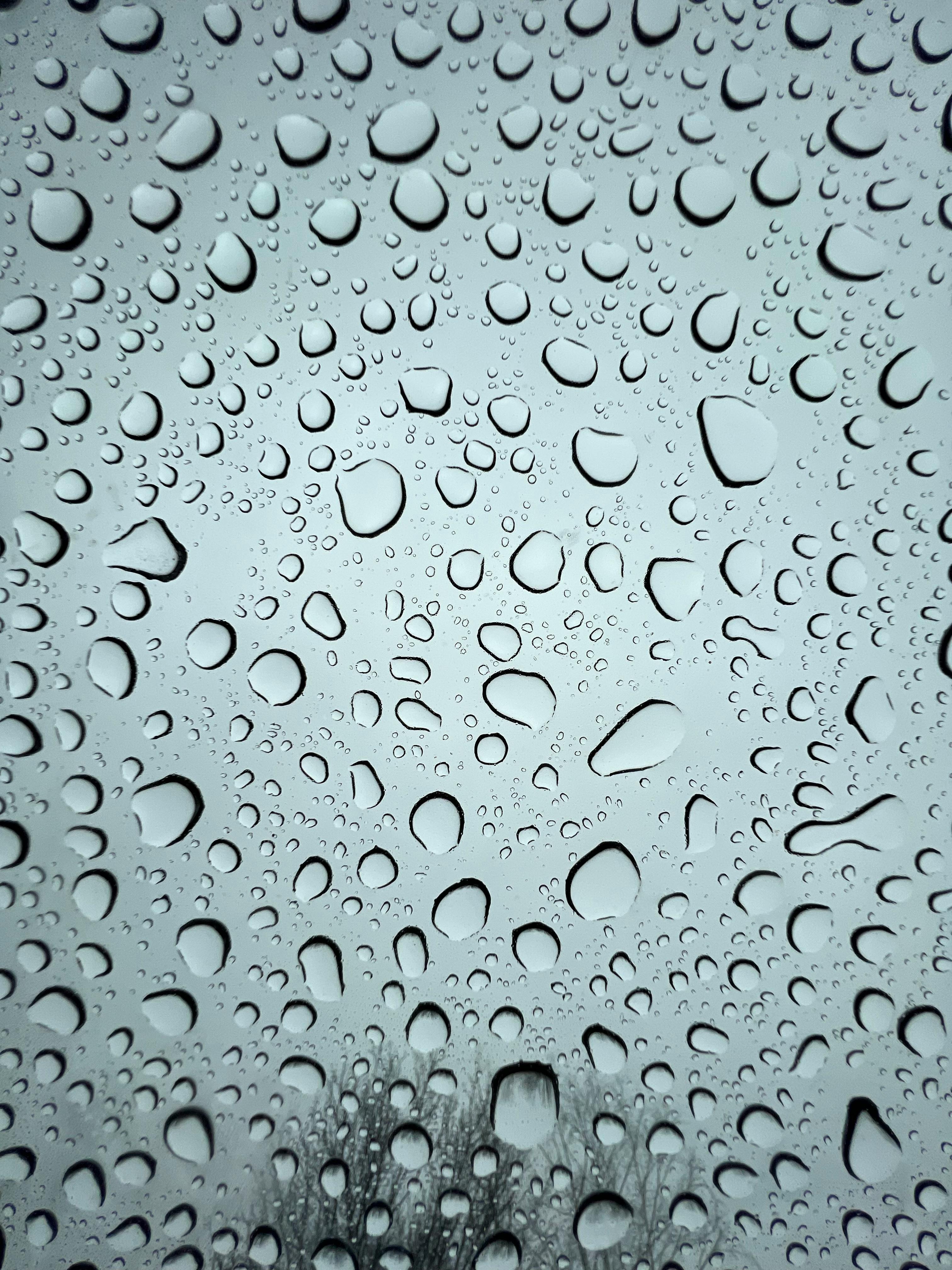 Water Drops on Glass Surface · Free Stock Photo