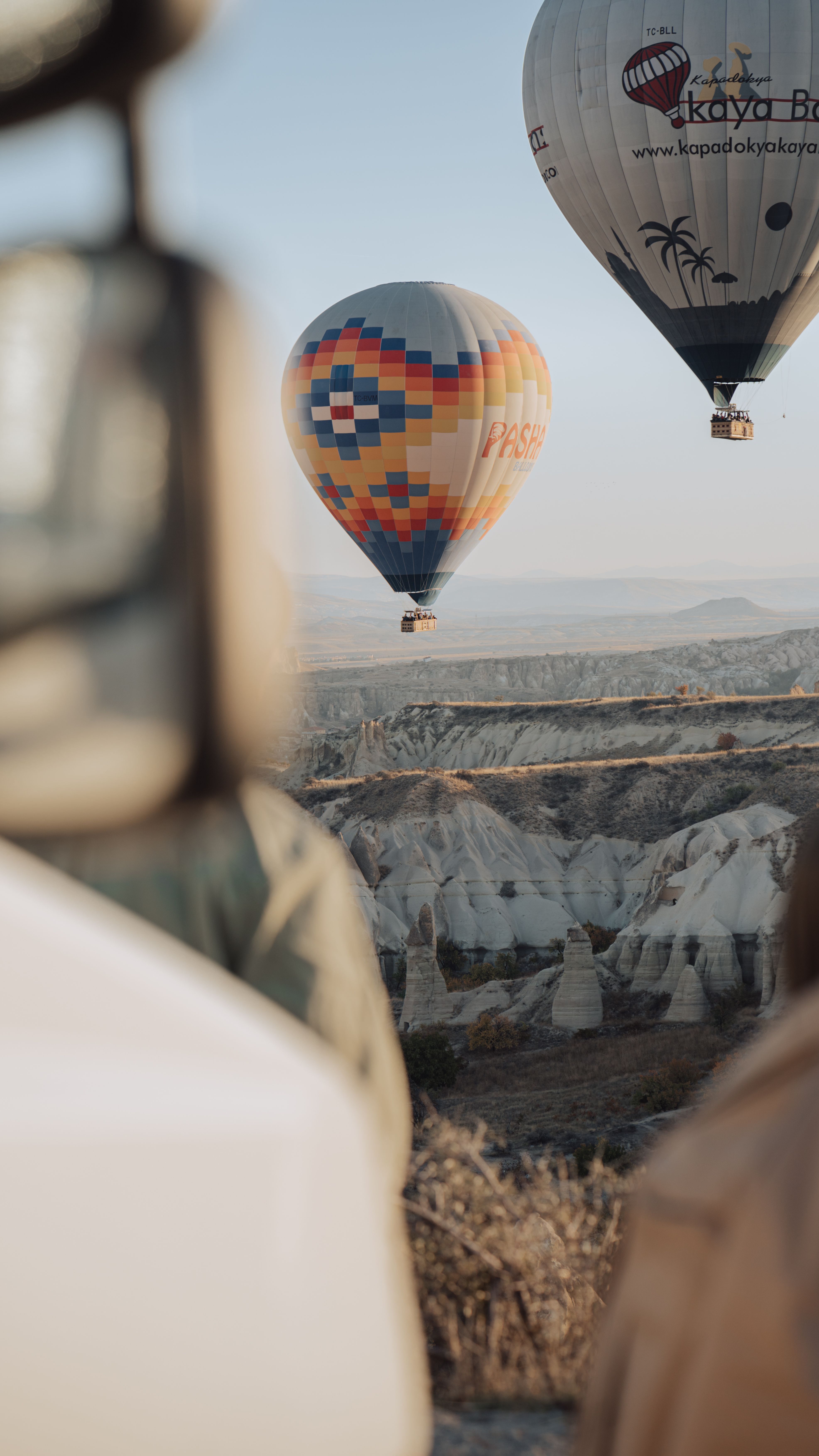 Hot Air Balloons Flying · Free Stock Photo