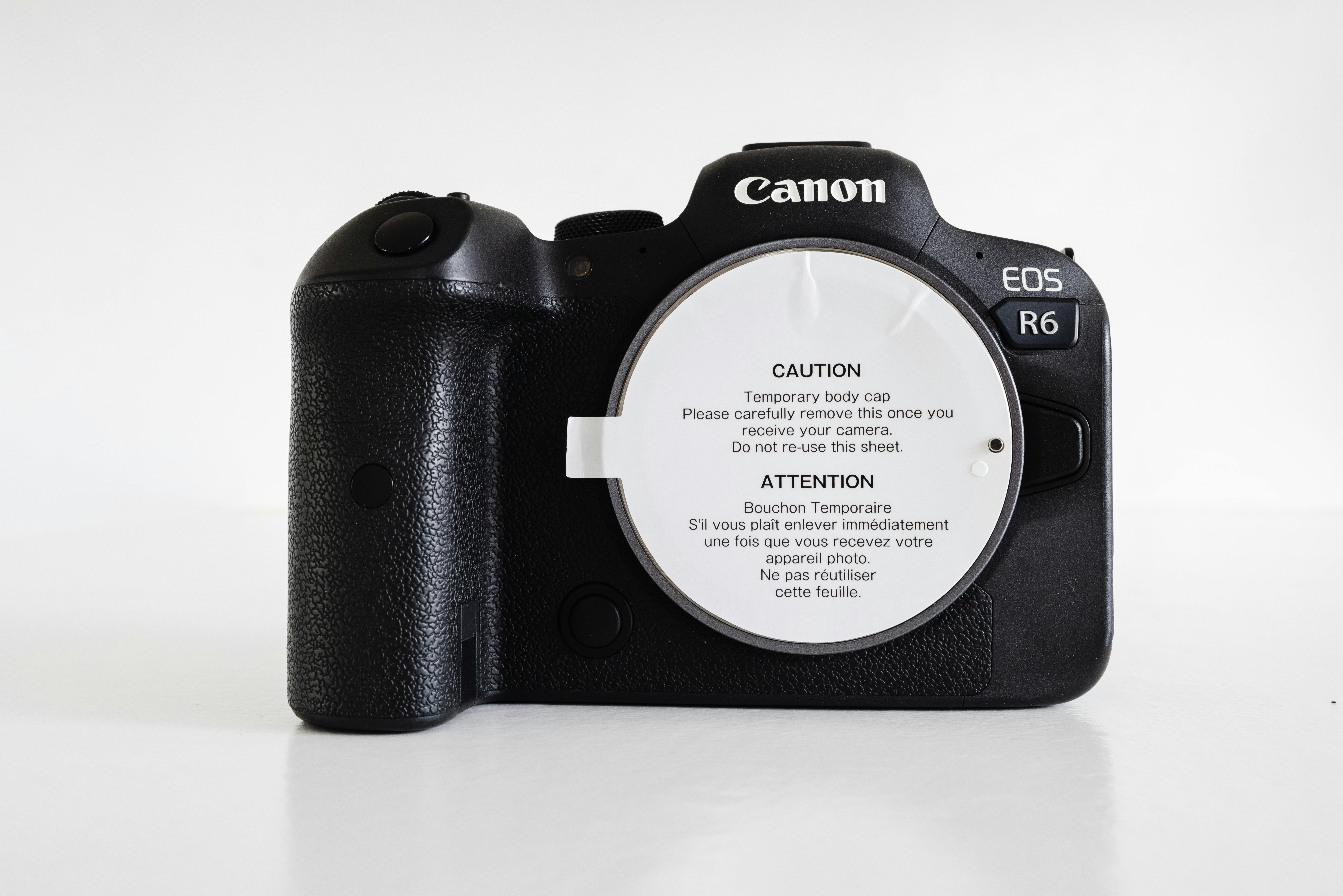 Close-up of a Canon Camera Body · Free Stock Photo