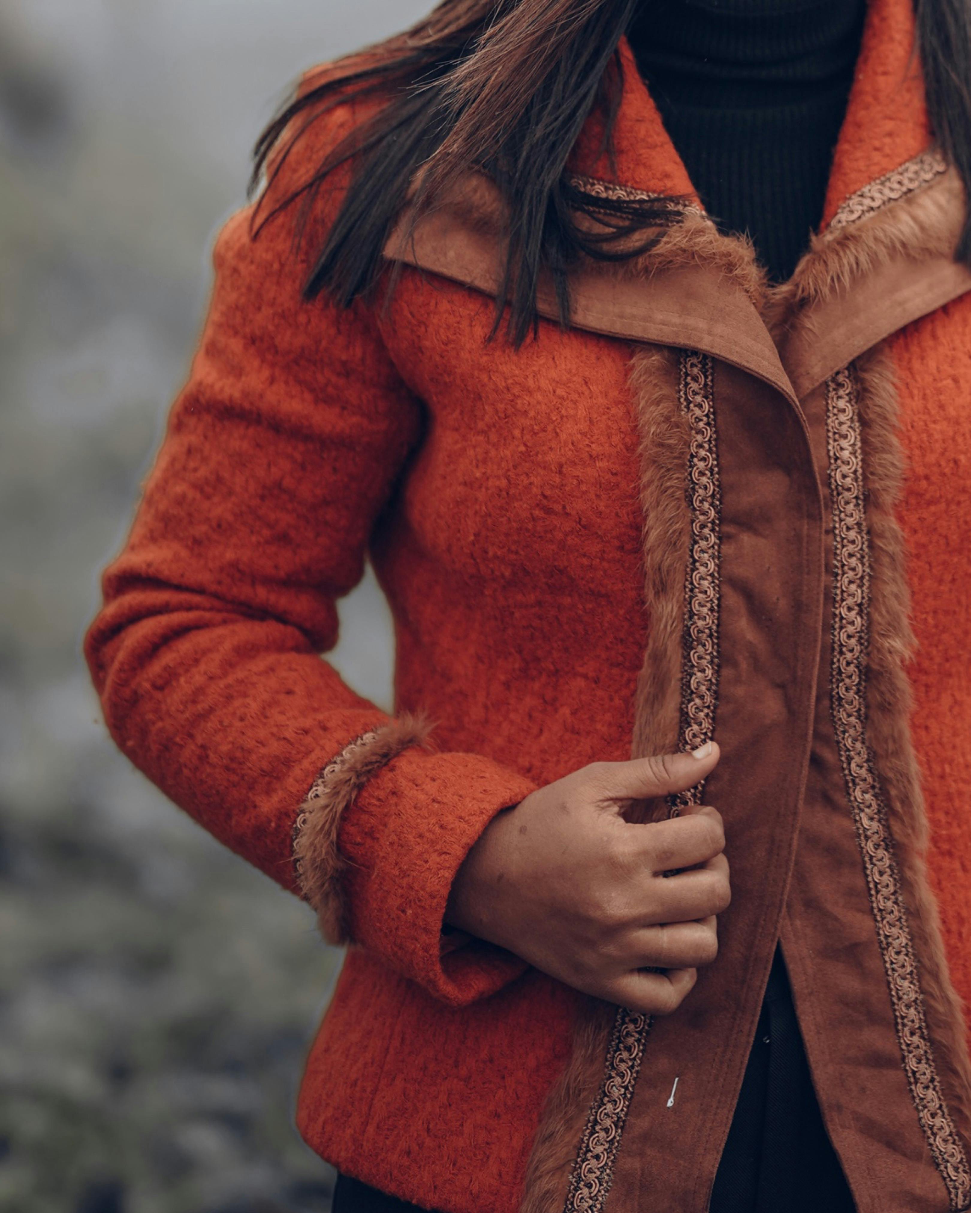 Woman in Rustic Jacket · Free Stock Photo