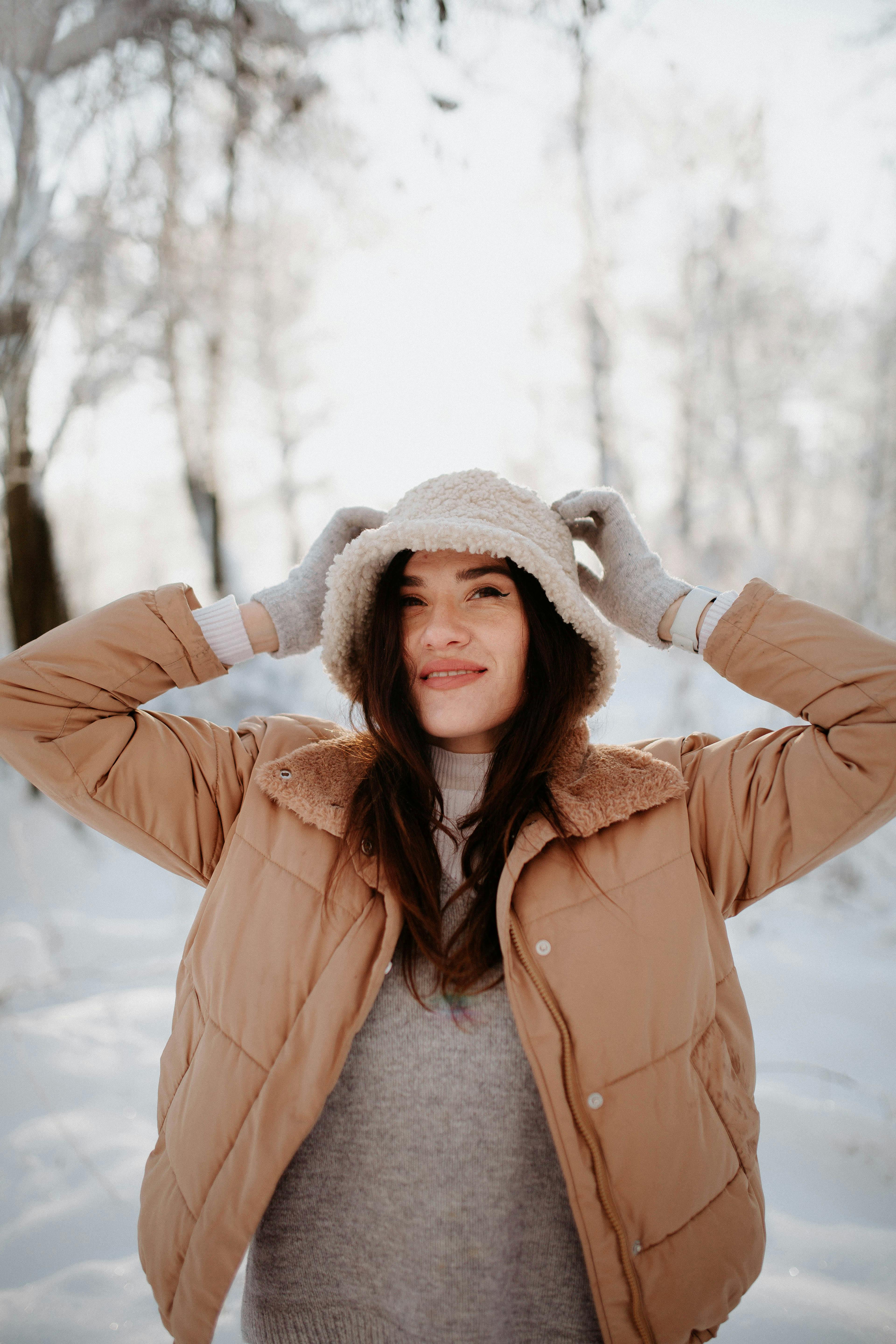 Beautiful Woman on Winter Day · Free Stock Photo