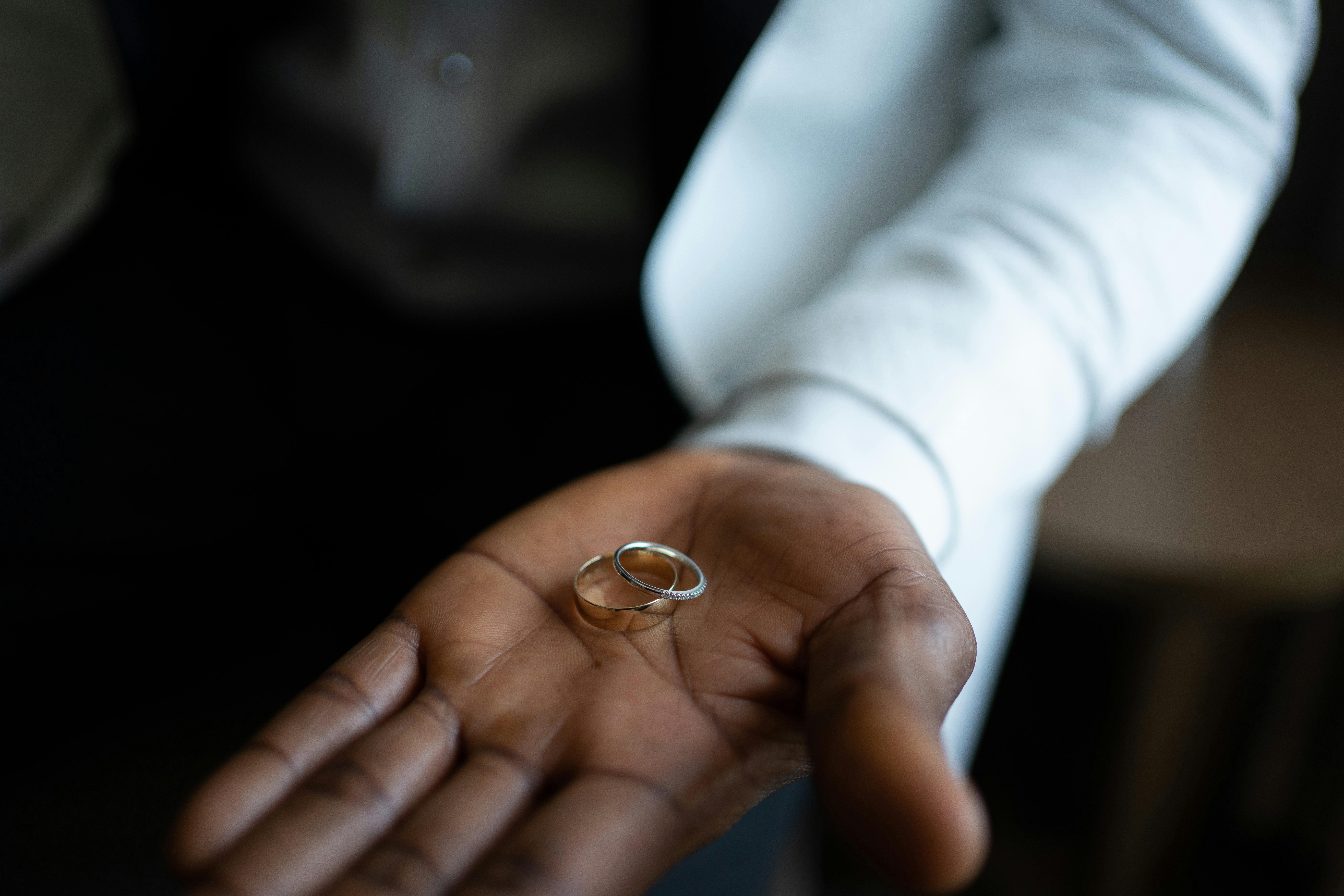 Wedding Ring in Hand · Free Stock Photo