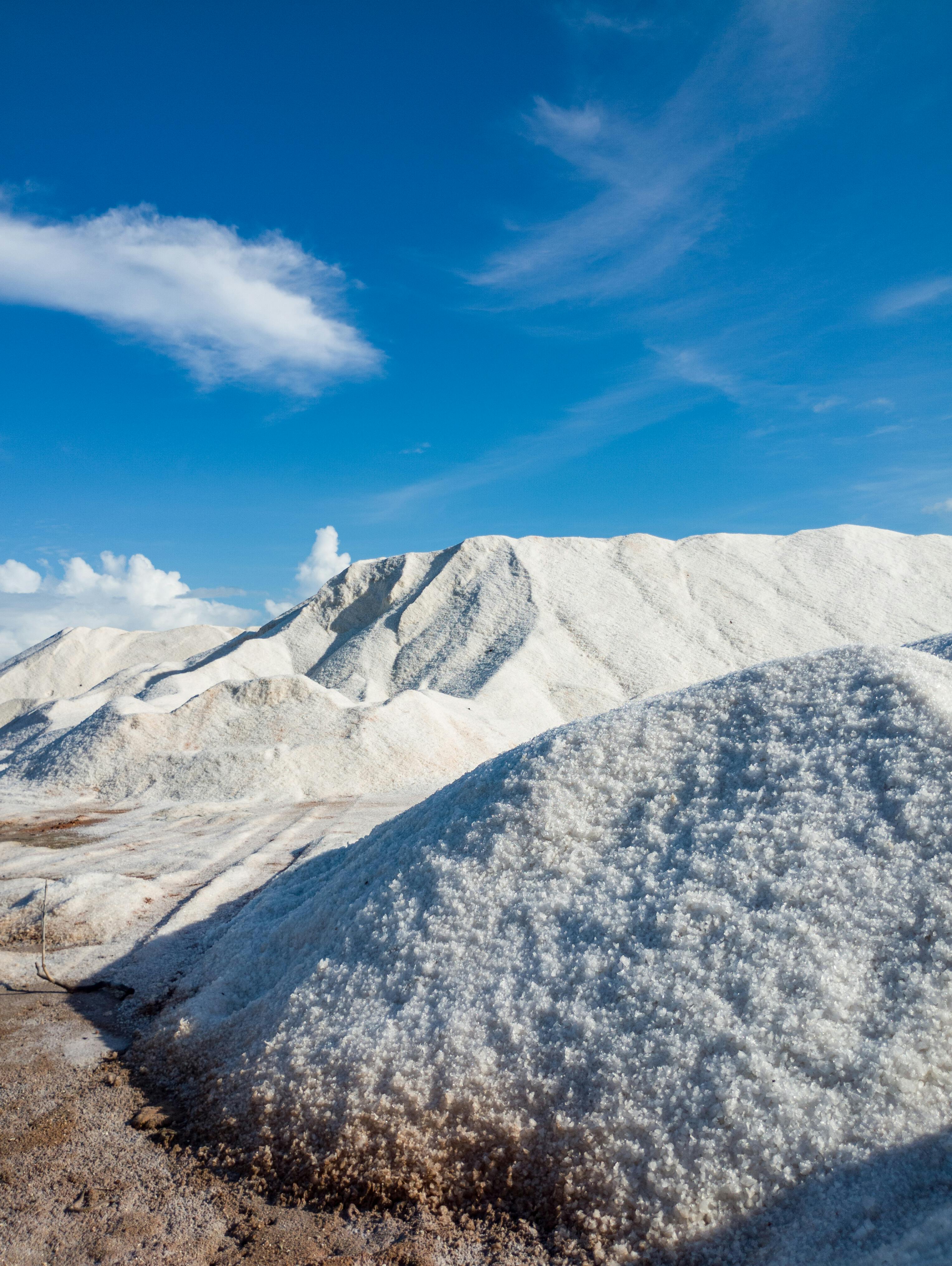 Photo of a Salt Mountain · Free Stock Photo