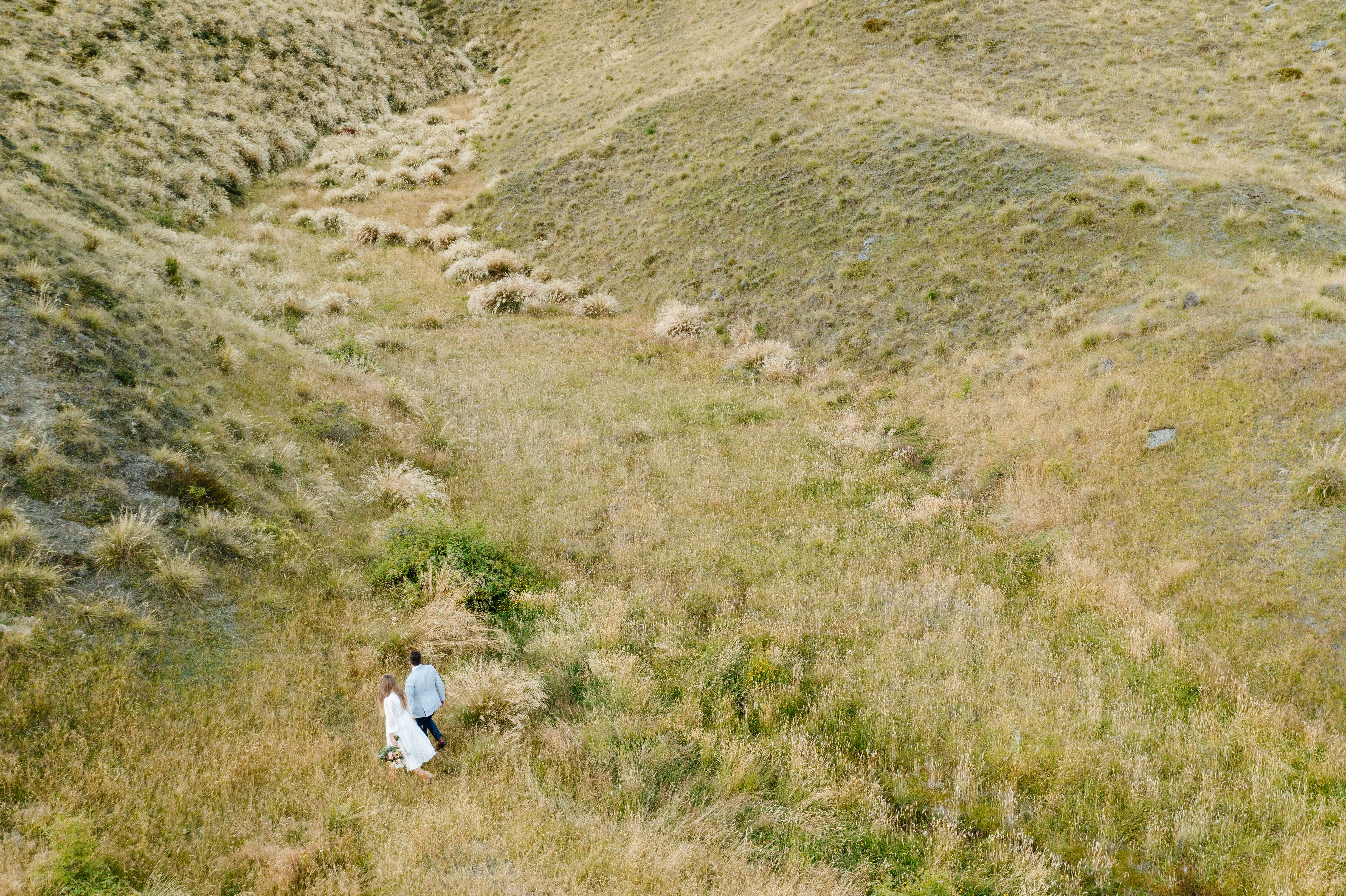 People Walking through Meadow · Free Stock Photo