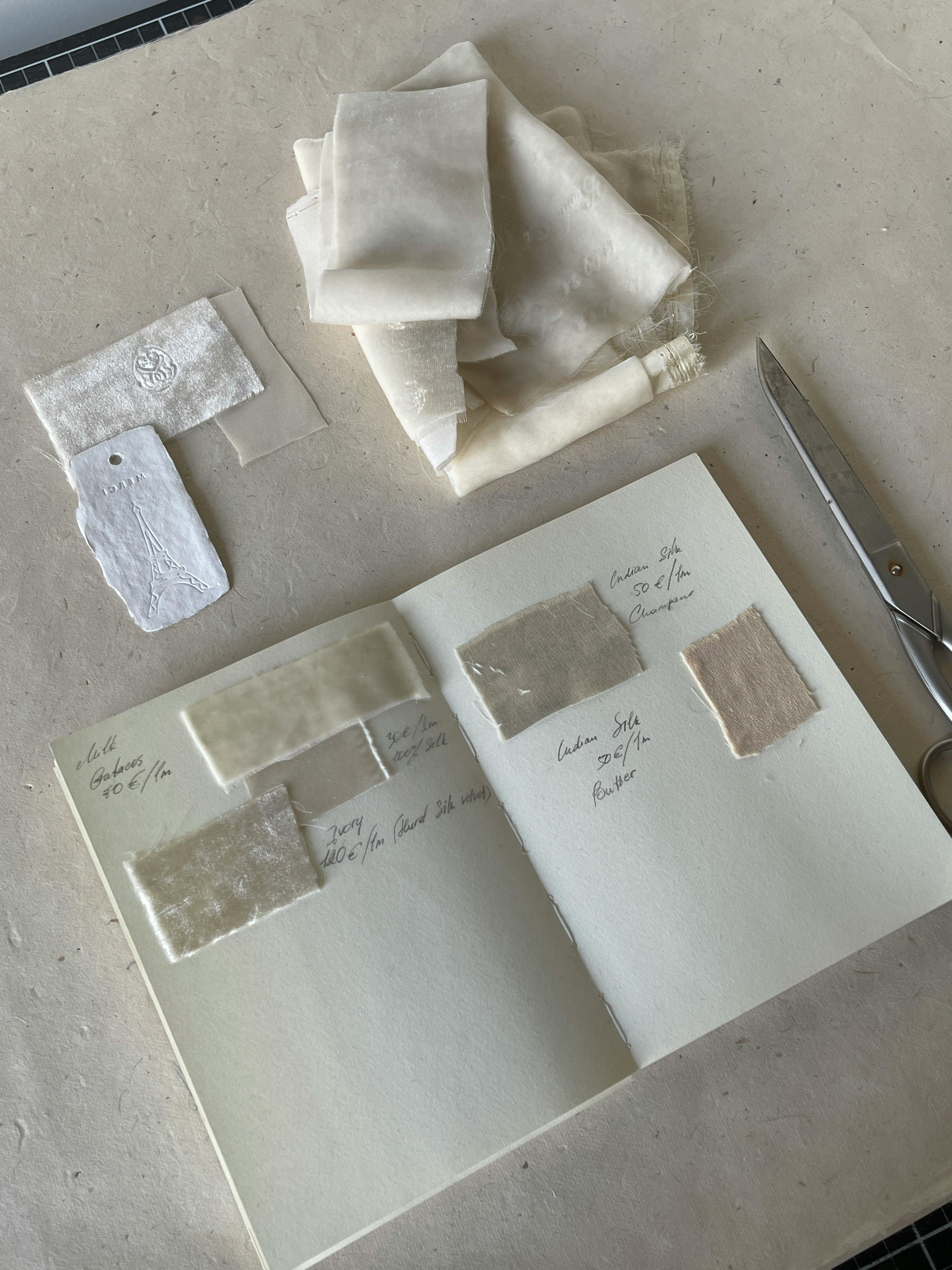 Pink Colour Samples on Textile · Free Stock Photo