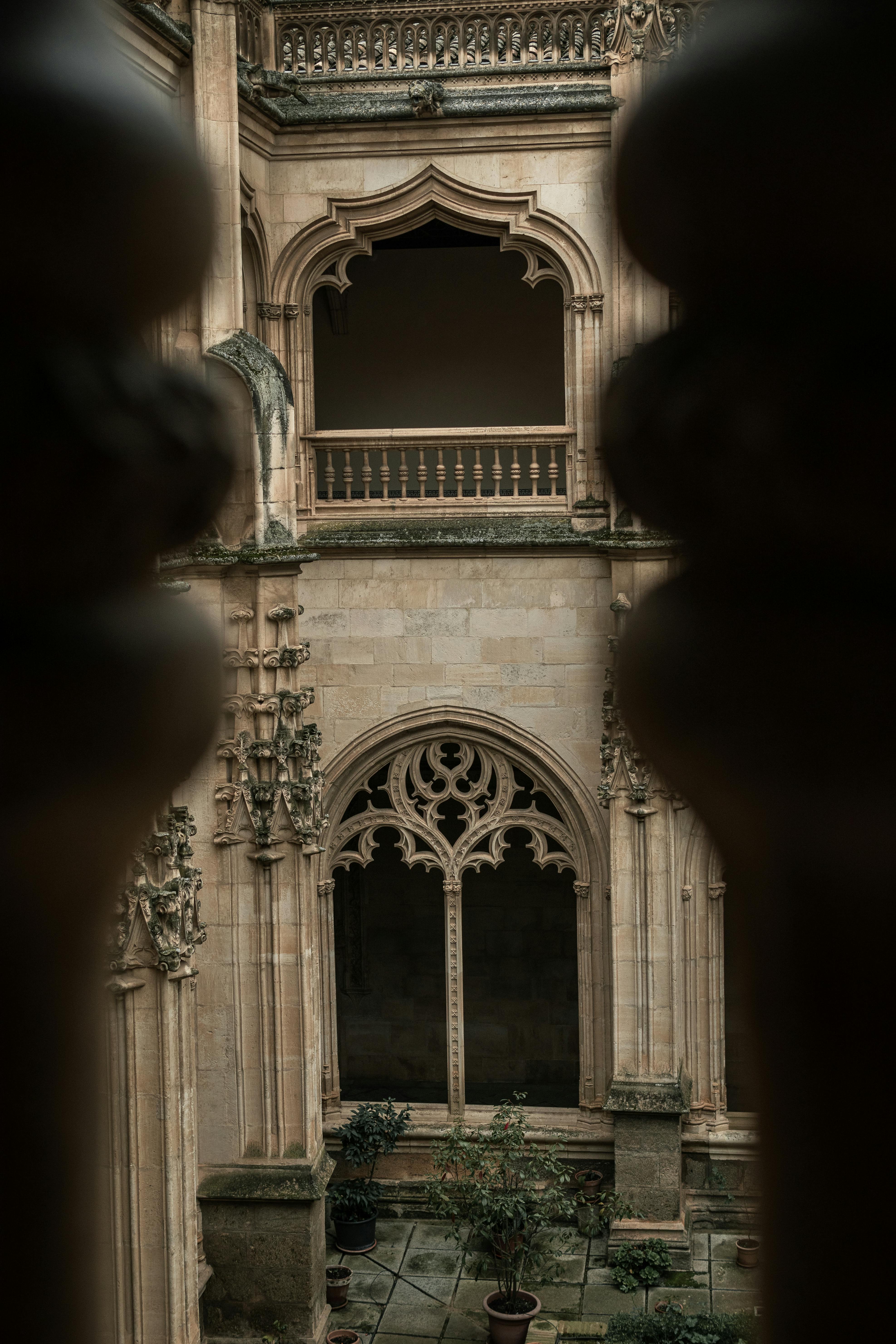Arches of Gothic Cloister · Free Stock Photo