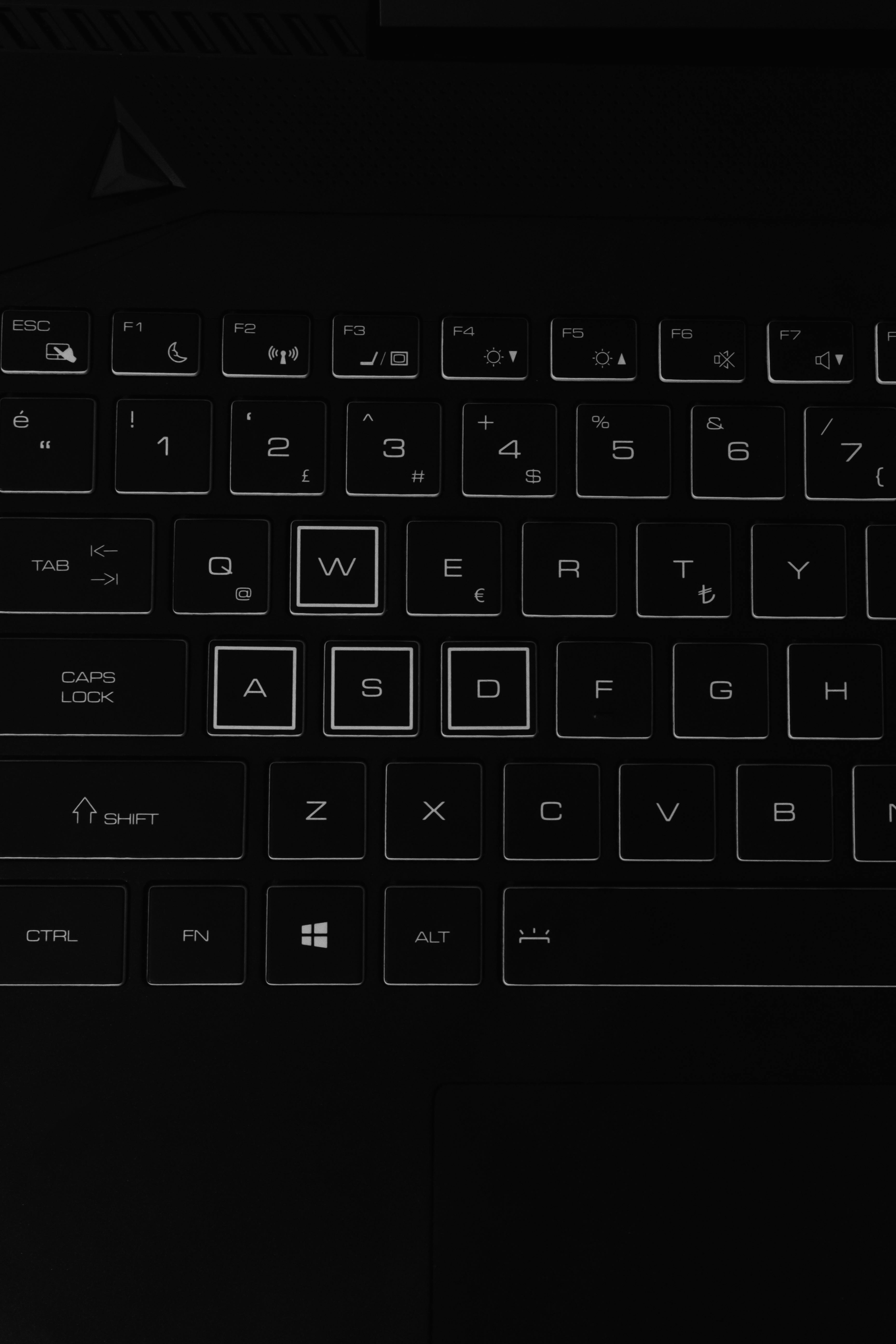 Black and White Computer Keyboard and a Mouse · Free Stock Photo