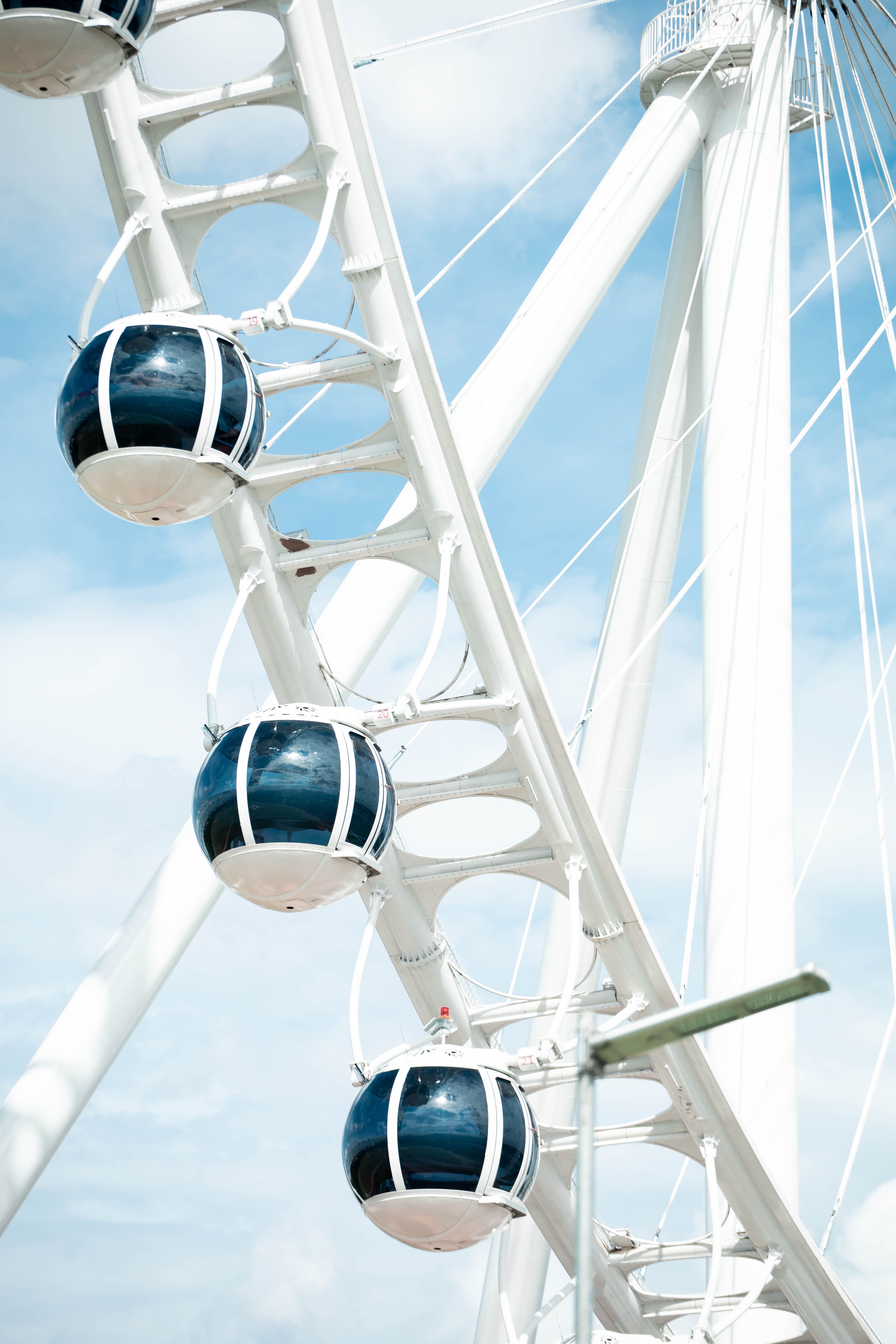 Steel Construction of Ferris Wheel · Free Stock Photo
