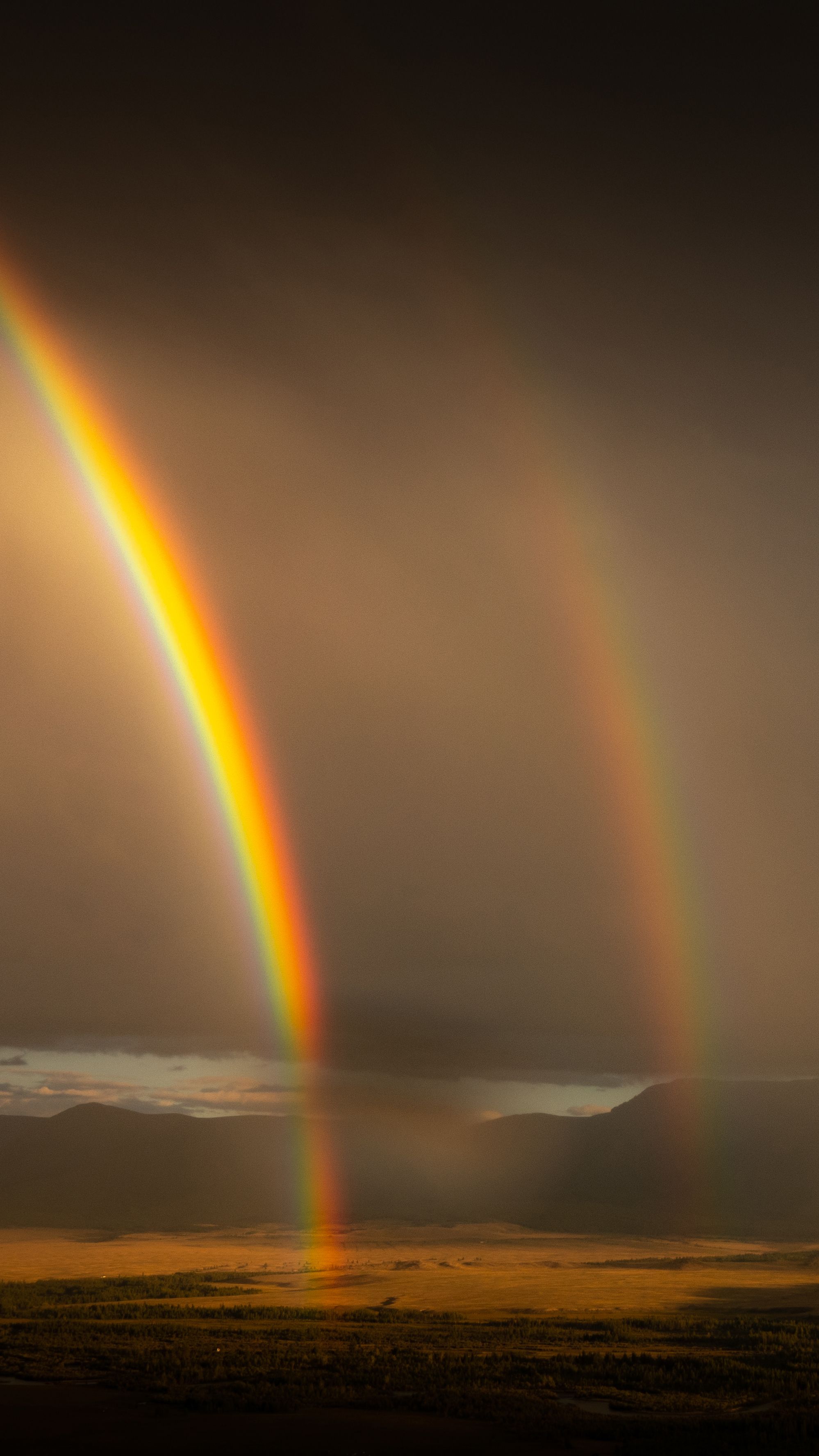 Rainbow in the Sky at Dusk · Free Stock Photo