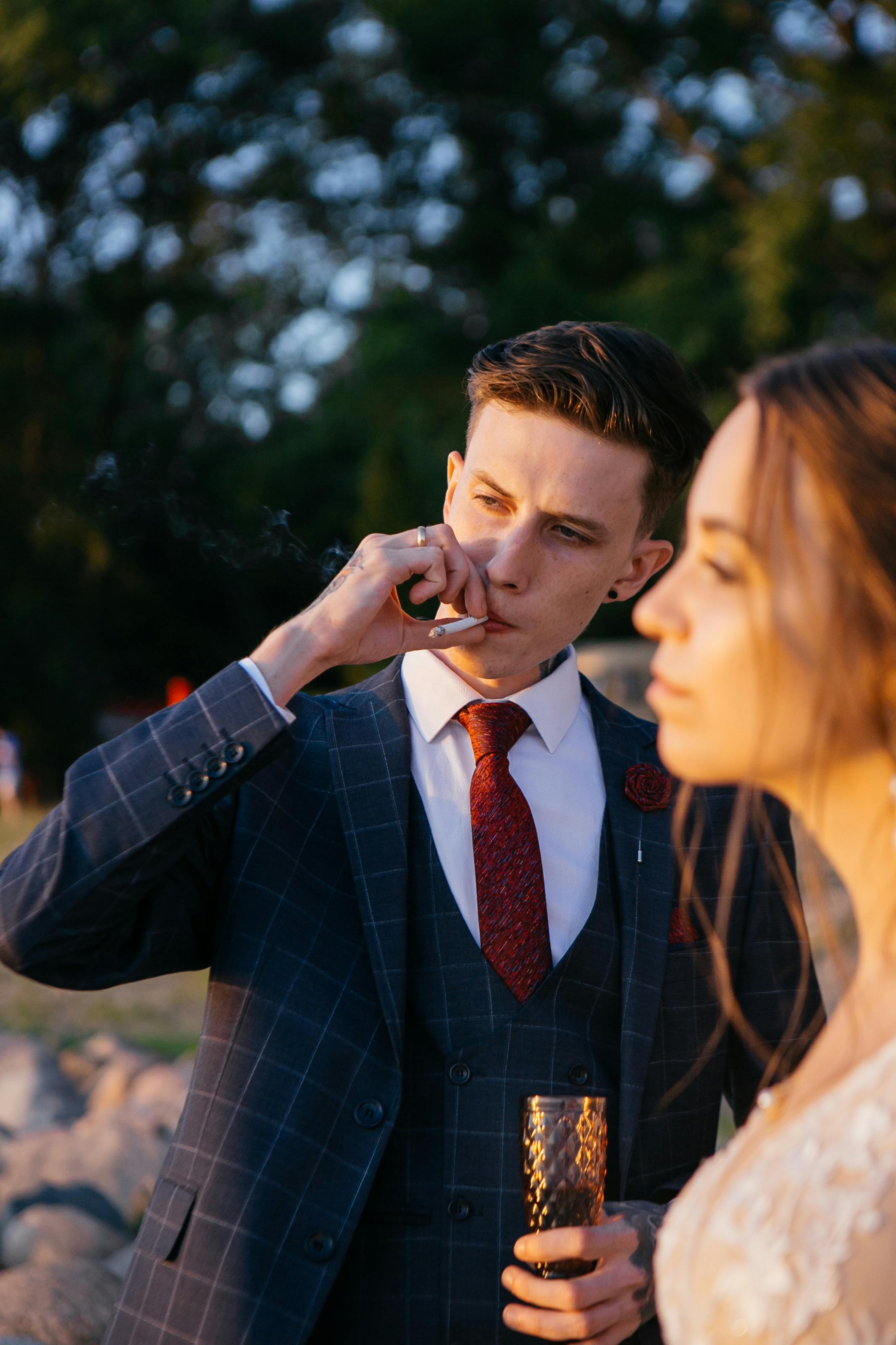 Teenager Couple in Formal Wear · Free Stock Photo