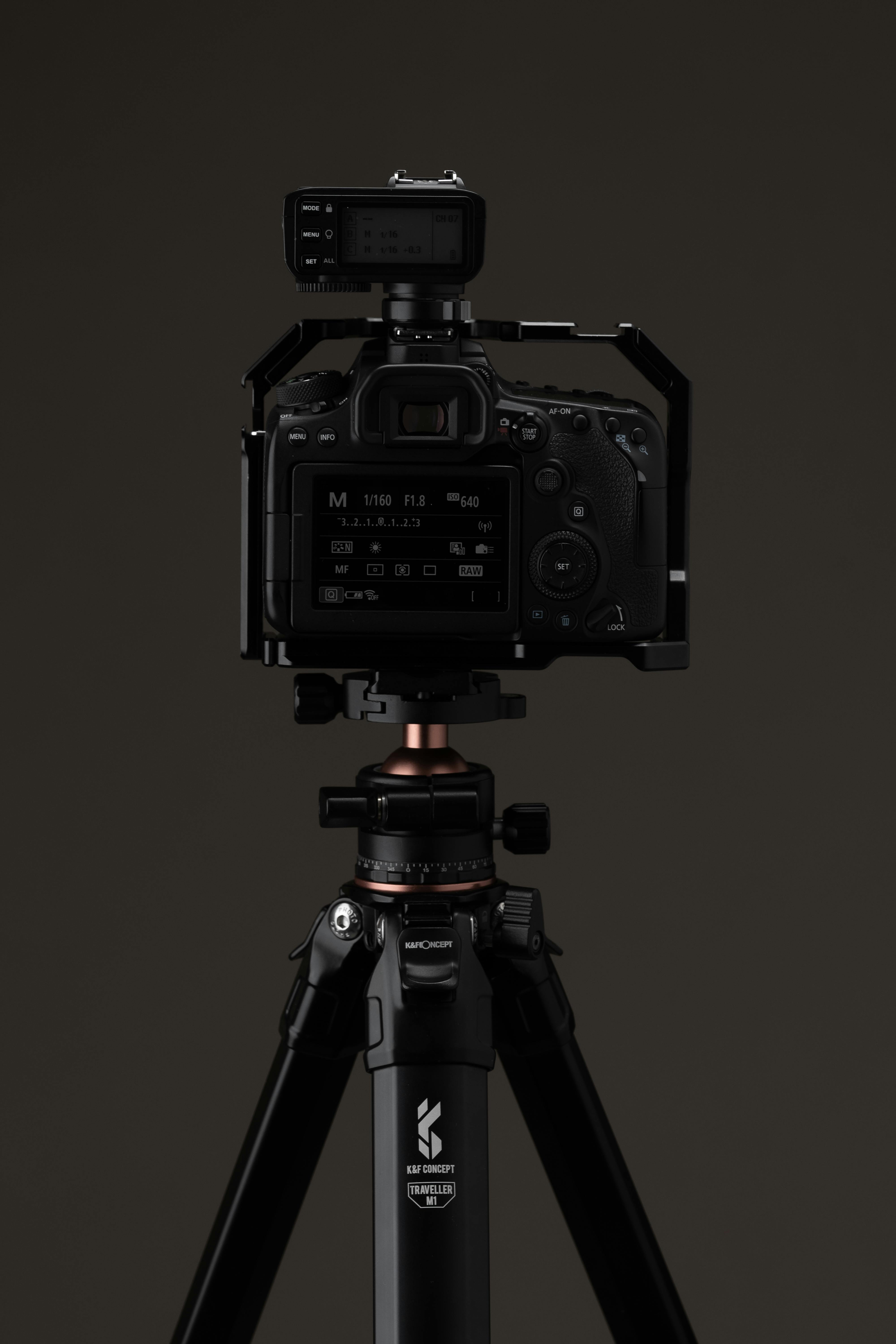 Camera on a Tripod · Free Stock Photo