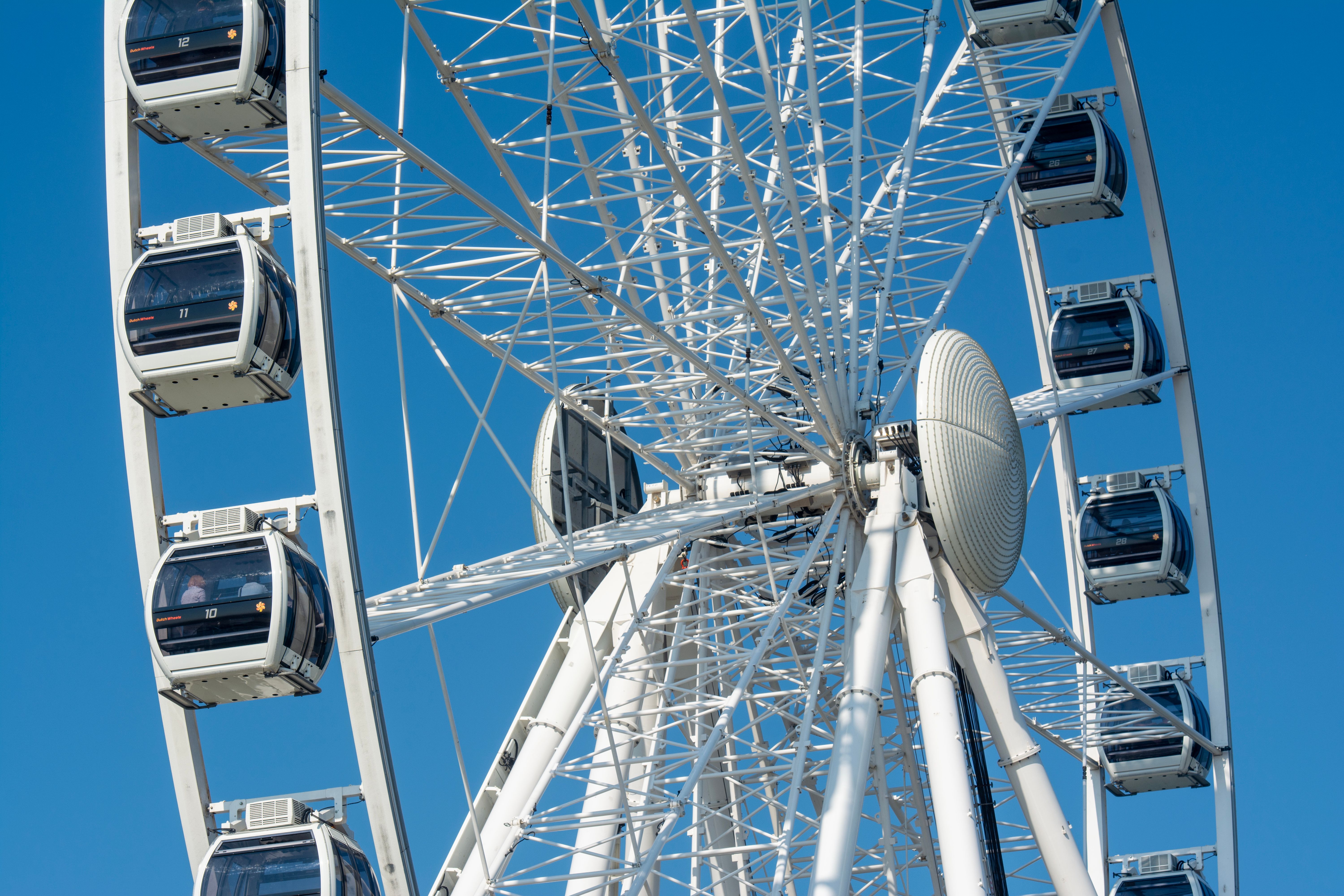 Close-up of a Ferris Wheel · Free Stock Photo