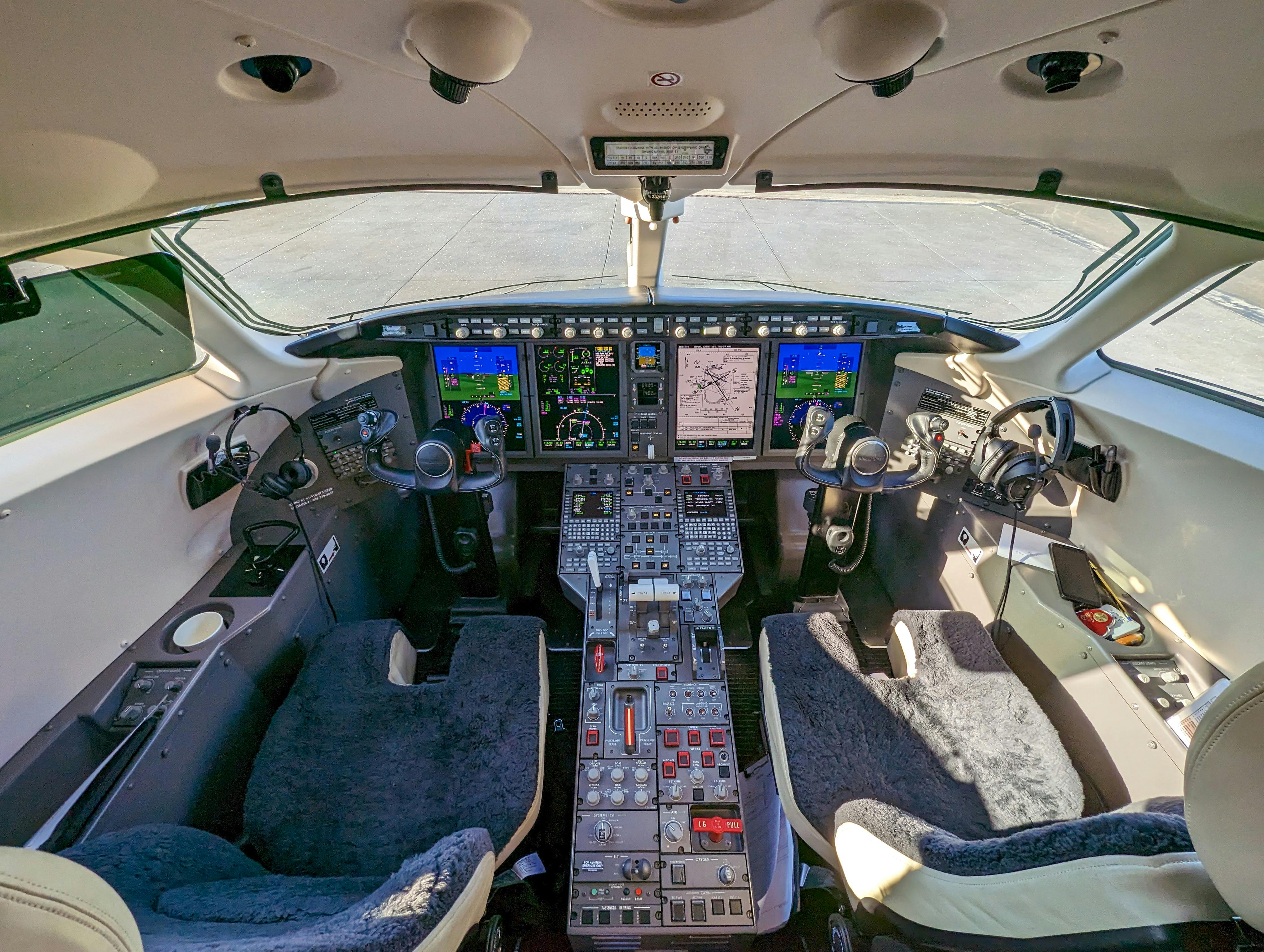 Inside Airplane Pilot Cabin Photo · Free Stock Photo