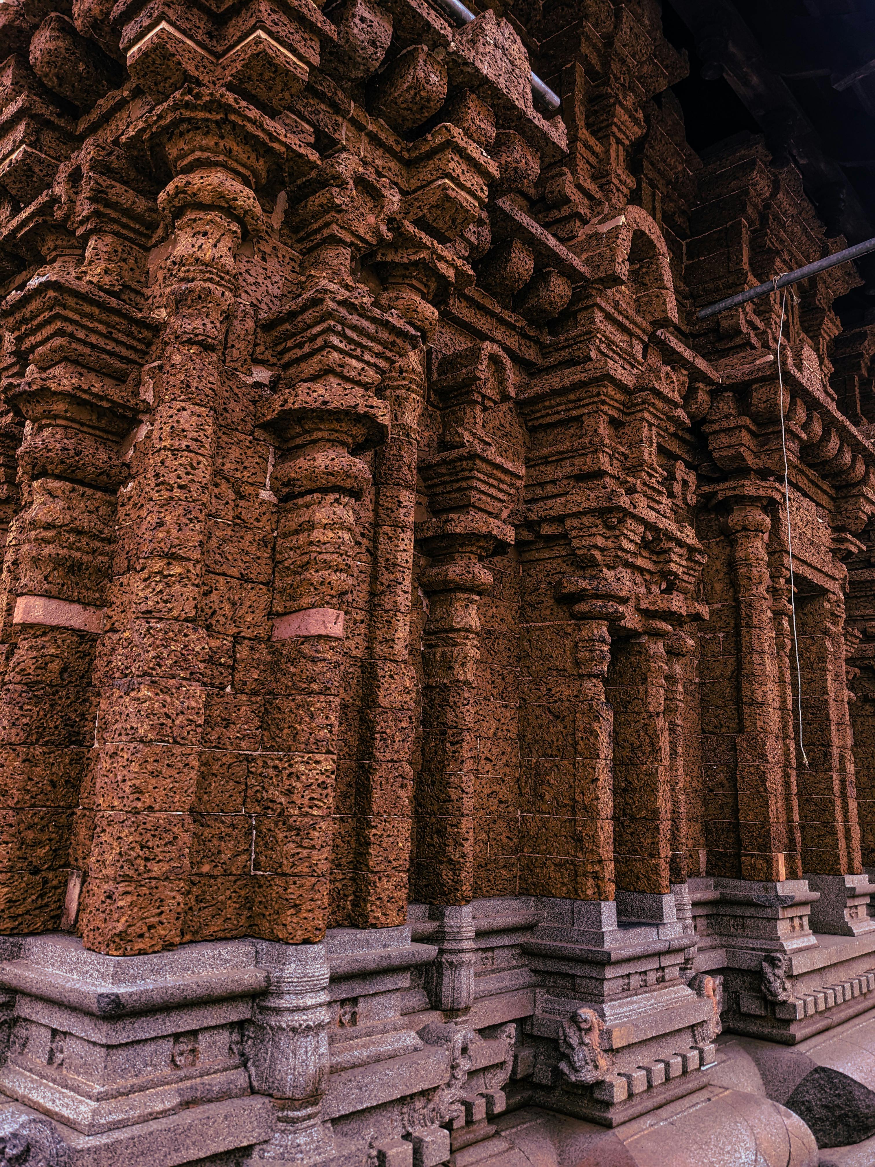 Brown Concrete Temple during Daytime · Free Stock Photo