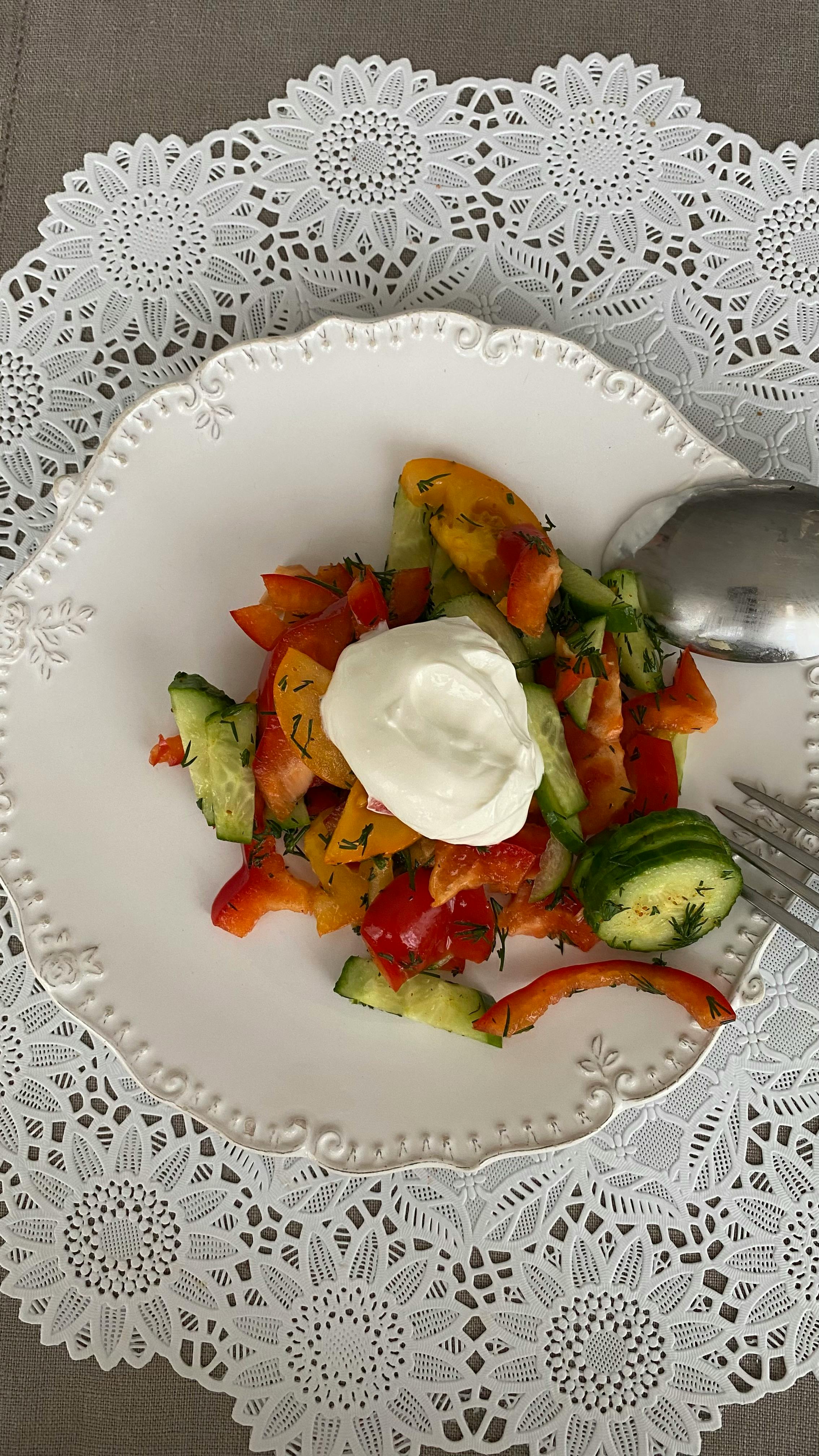 Food on Plates · Free Stock Photo