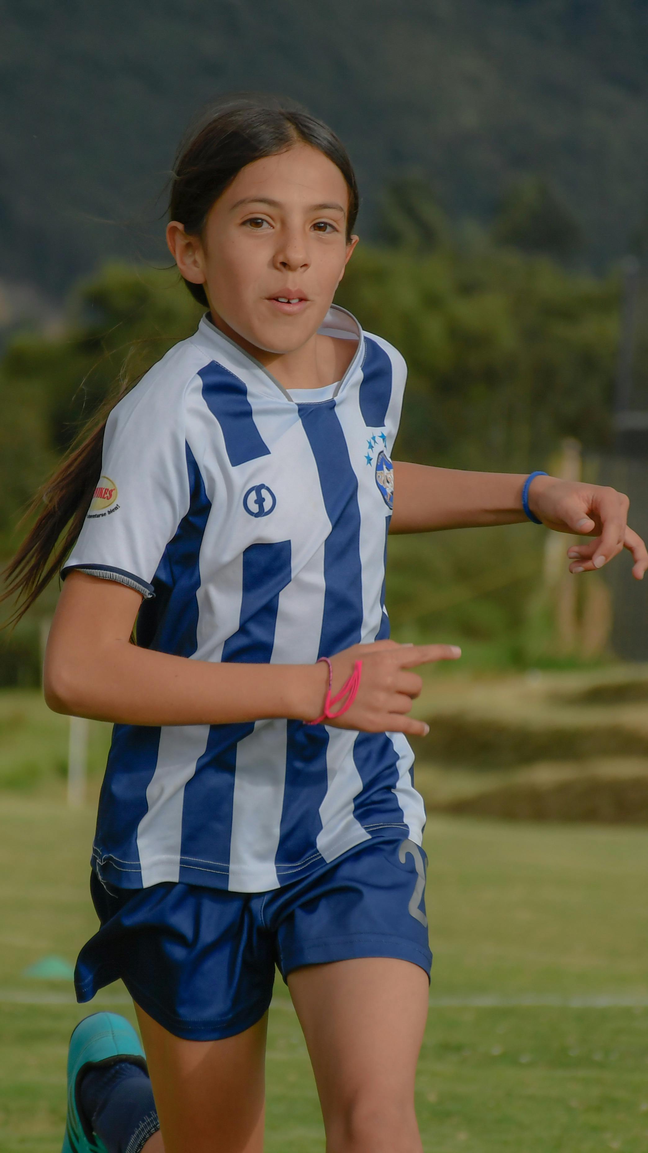 Girl Playing Football · Free Stock Photo