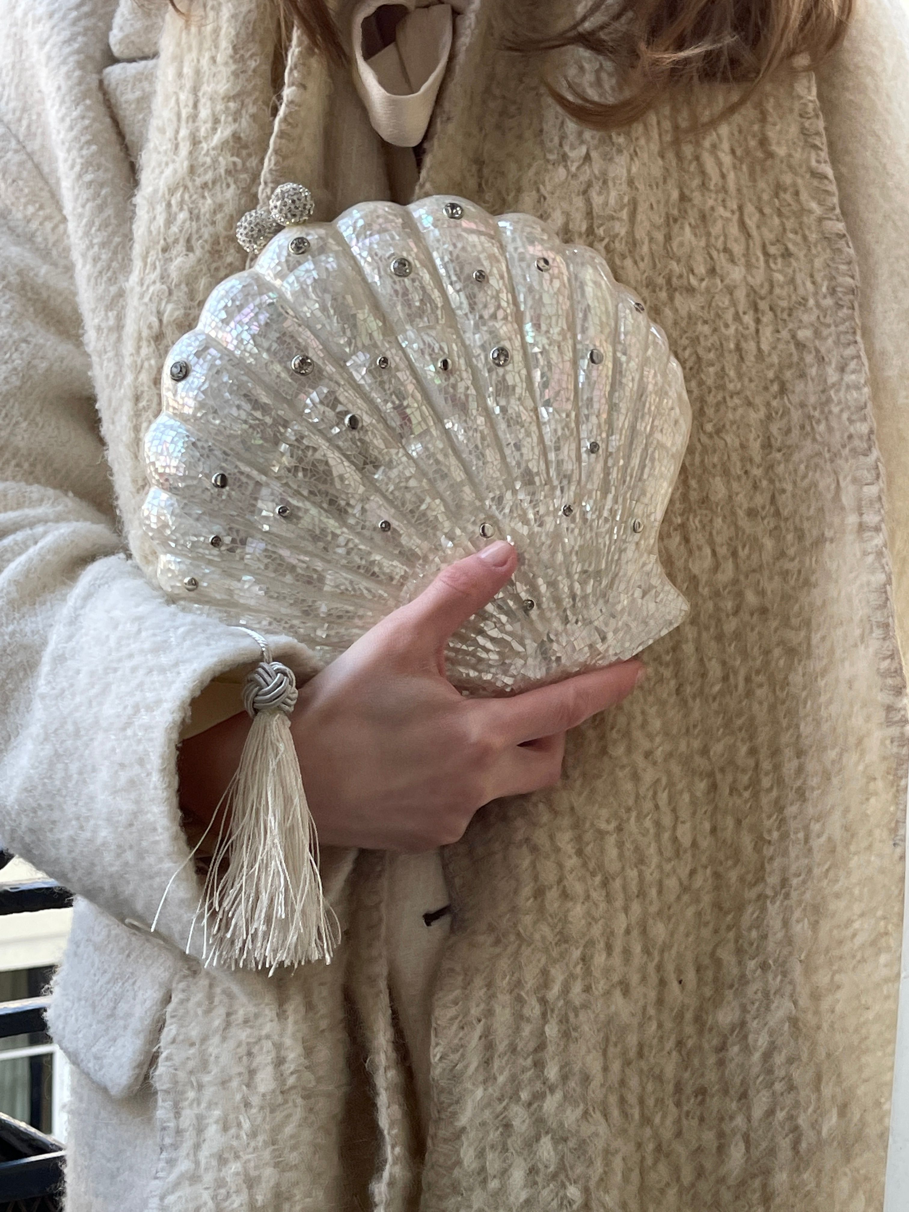 Close up of Woman with Shell Bag · Free Stock Photo