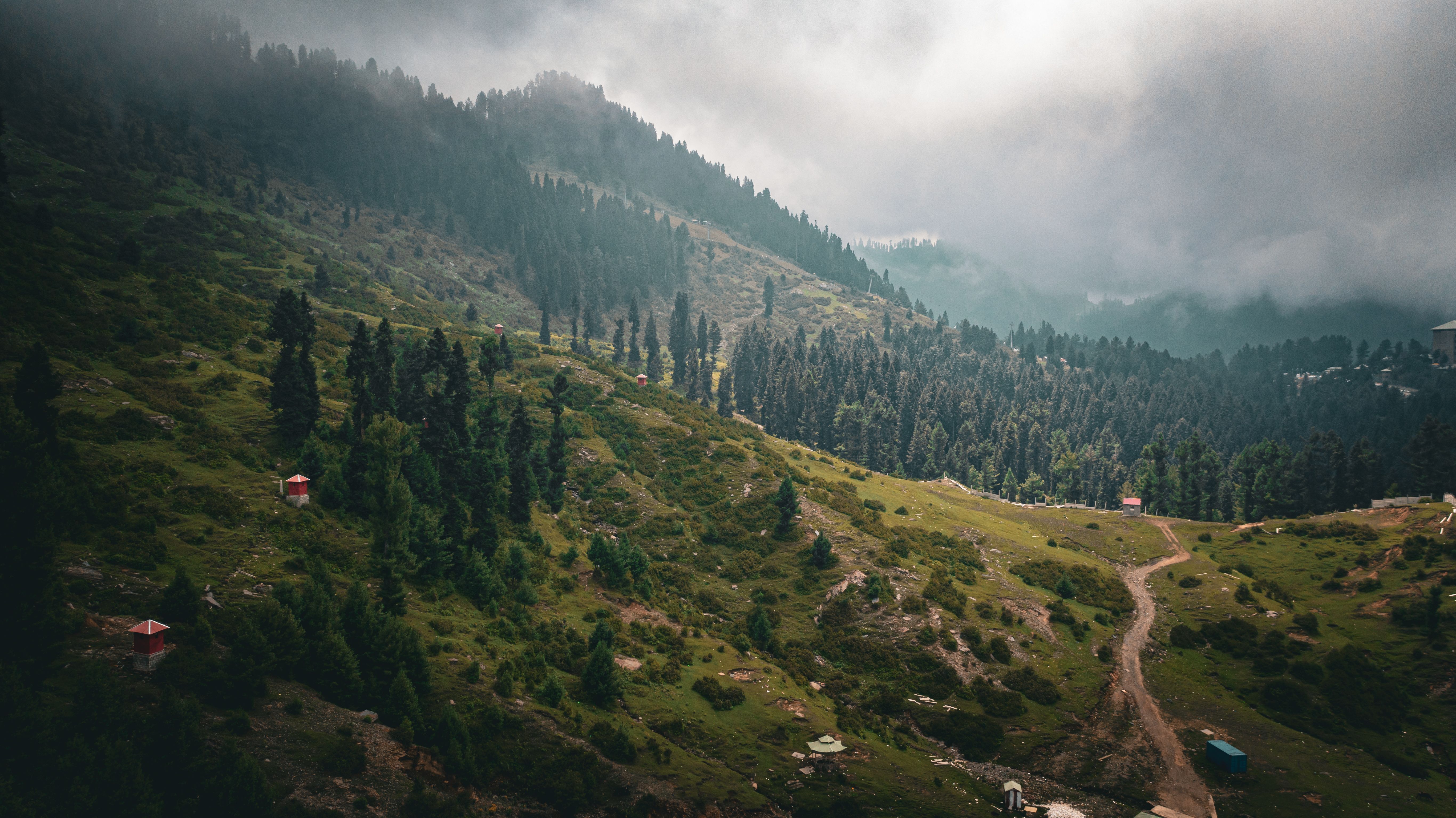 Green Mountainside in Landscape · Free Stock Photo
