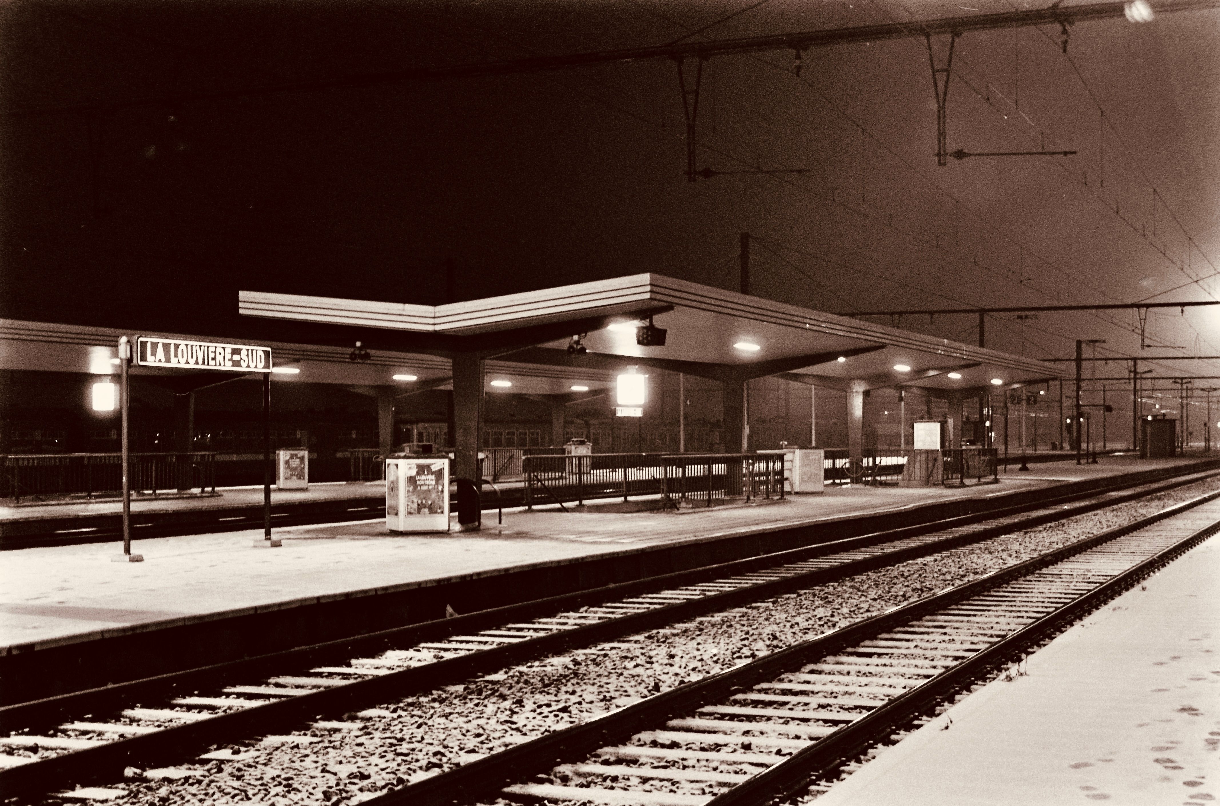 Sepia Train Station