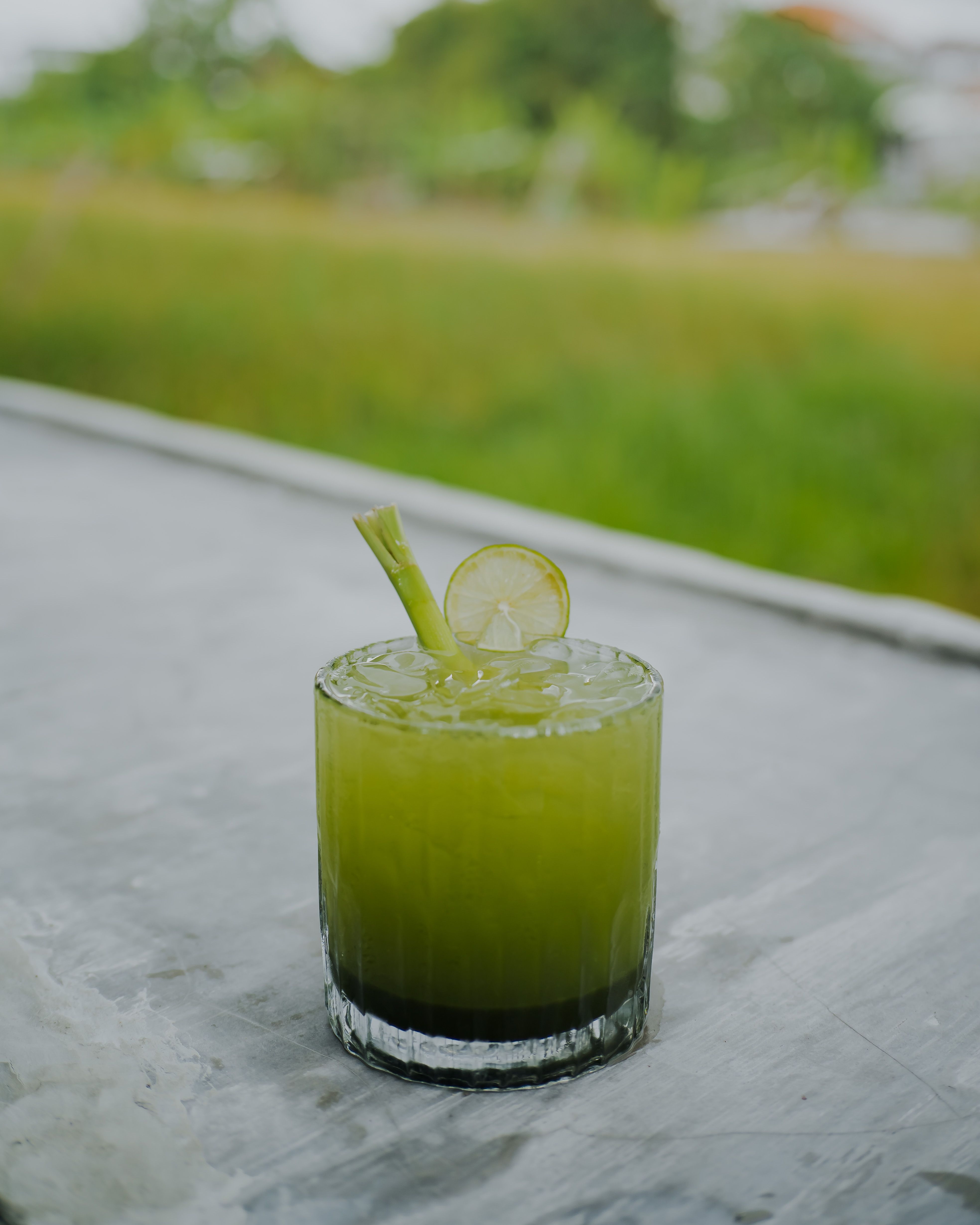 Delicious Green Cocktail in Glass · Free Stock Photo