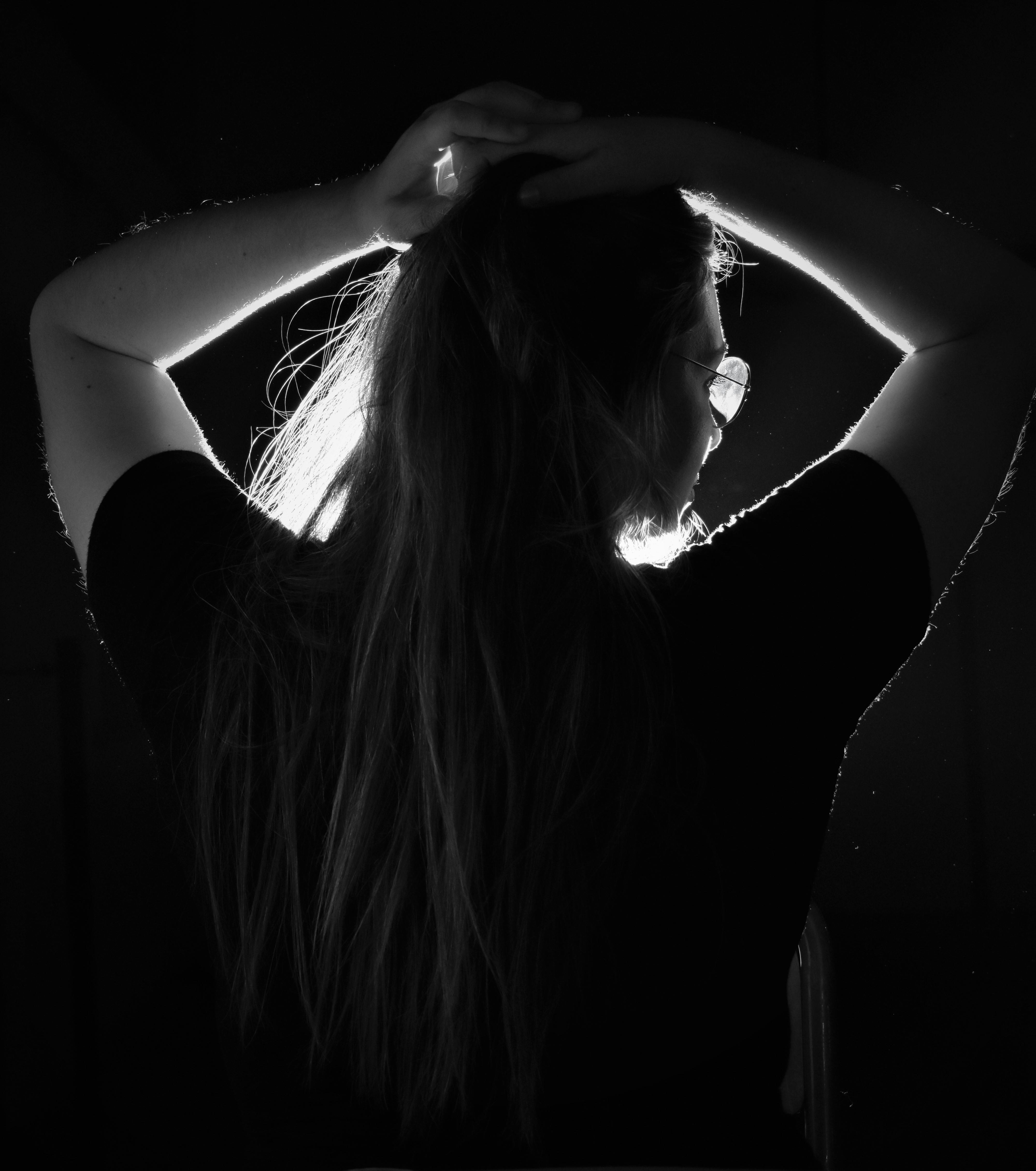 Long Black Hair Tumblr Back